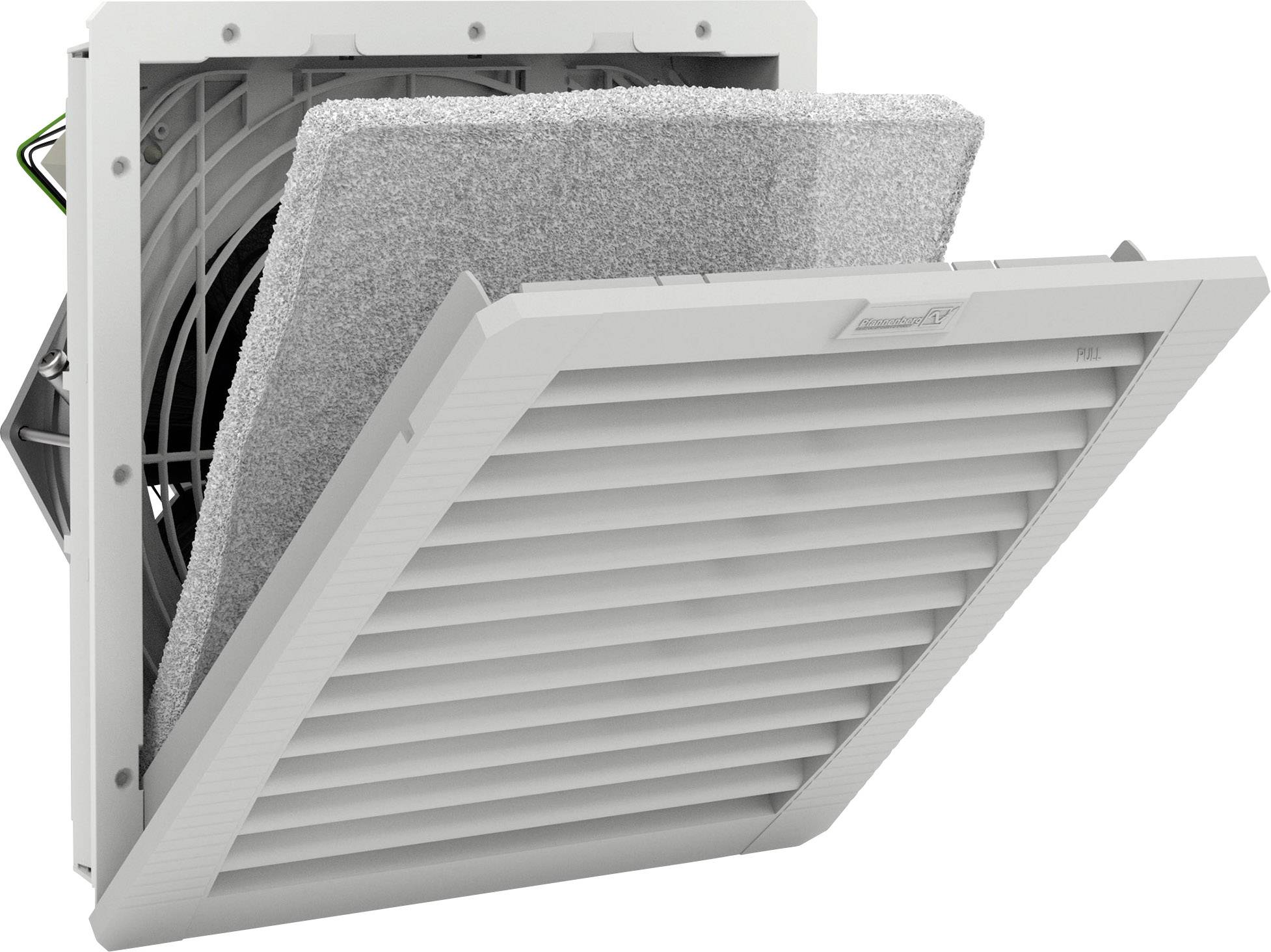 Pfannenberg PF 43000 24DC 54 7035 Schaltschrank-Lüfter 24 V/DC 12W (B x ...