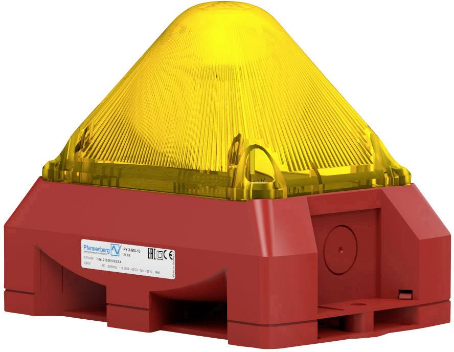 Pfannenberg Optisch-akustischer Signalgeber PY X-MA-05 10-57VDC YE ...