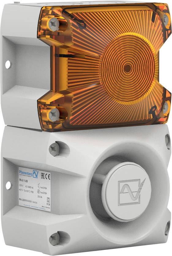Pfannenberg Optisch-akustischer Signalgeber PA X 1-05 24 DC AM 7035 ...