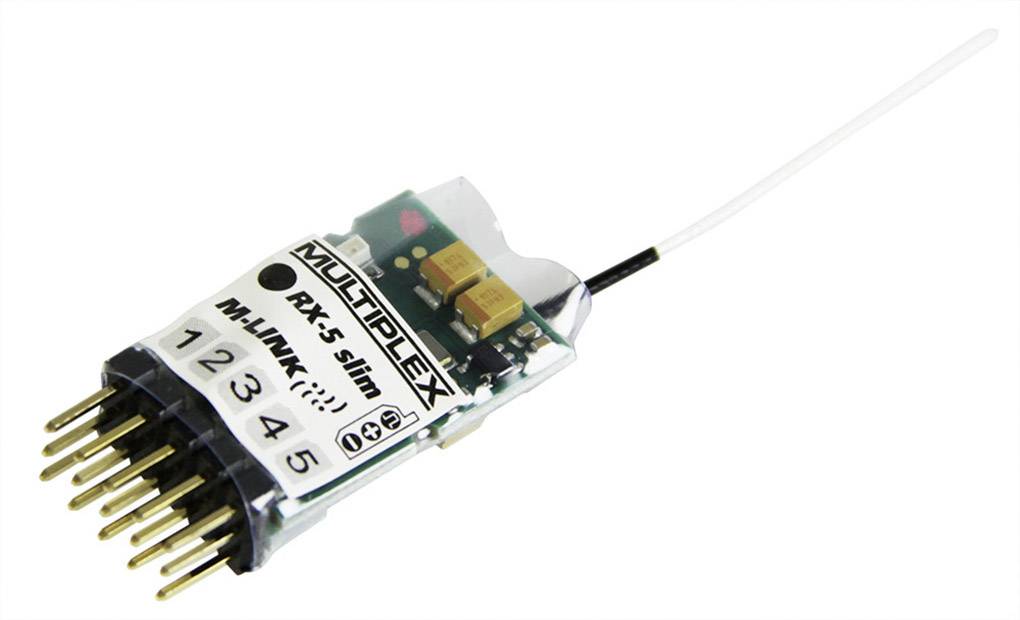 Multiplex RX-5 slim M-Link 5-Kanal Empfänger 2,4 GHz | getgoods
