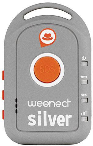 Weenect Silver GPS Tracker Personentracker Grau | voelkner