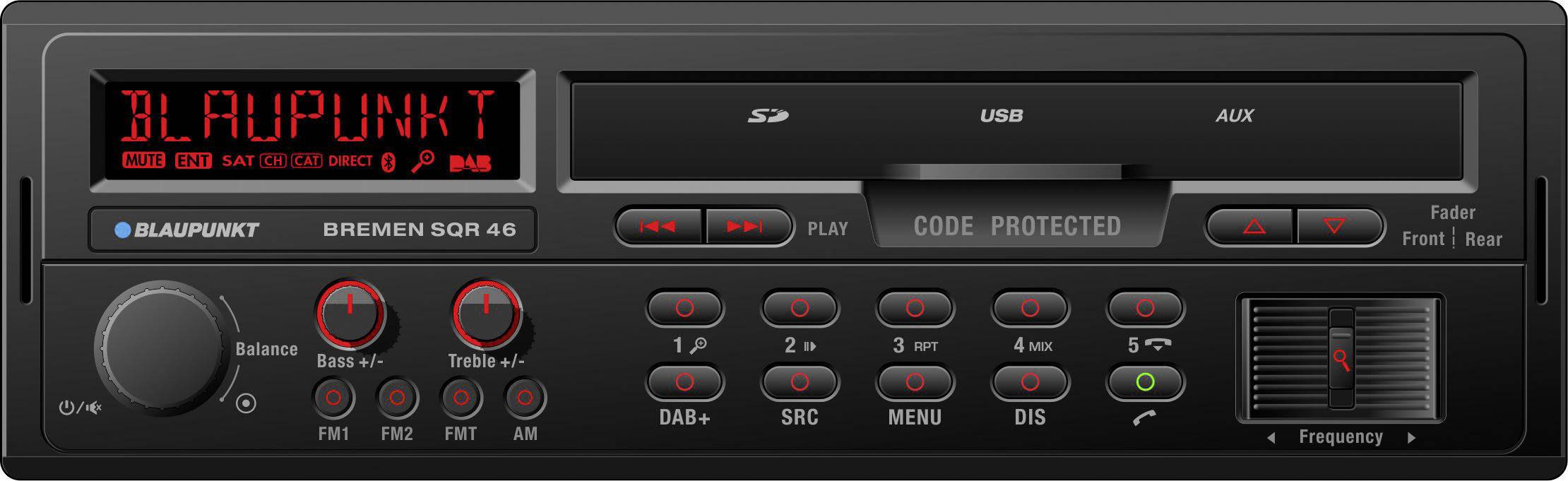 Blaupunkt Bremen SQR 46 DAB Autoradio DAB+ Tuner, Bluetooth ...