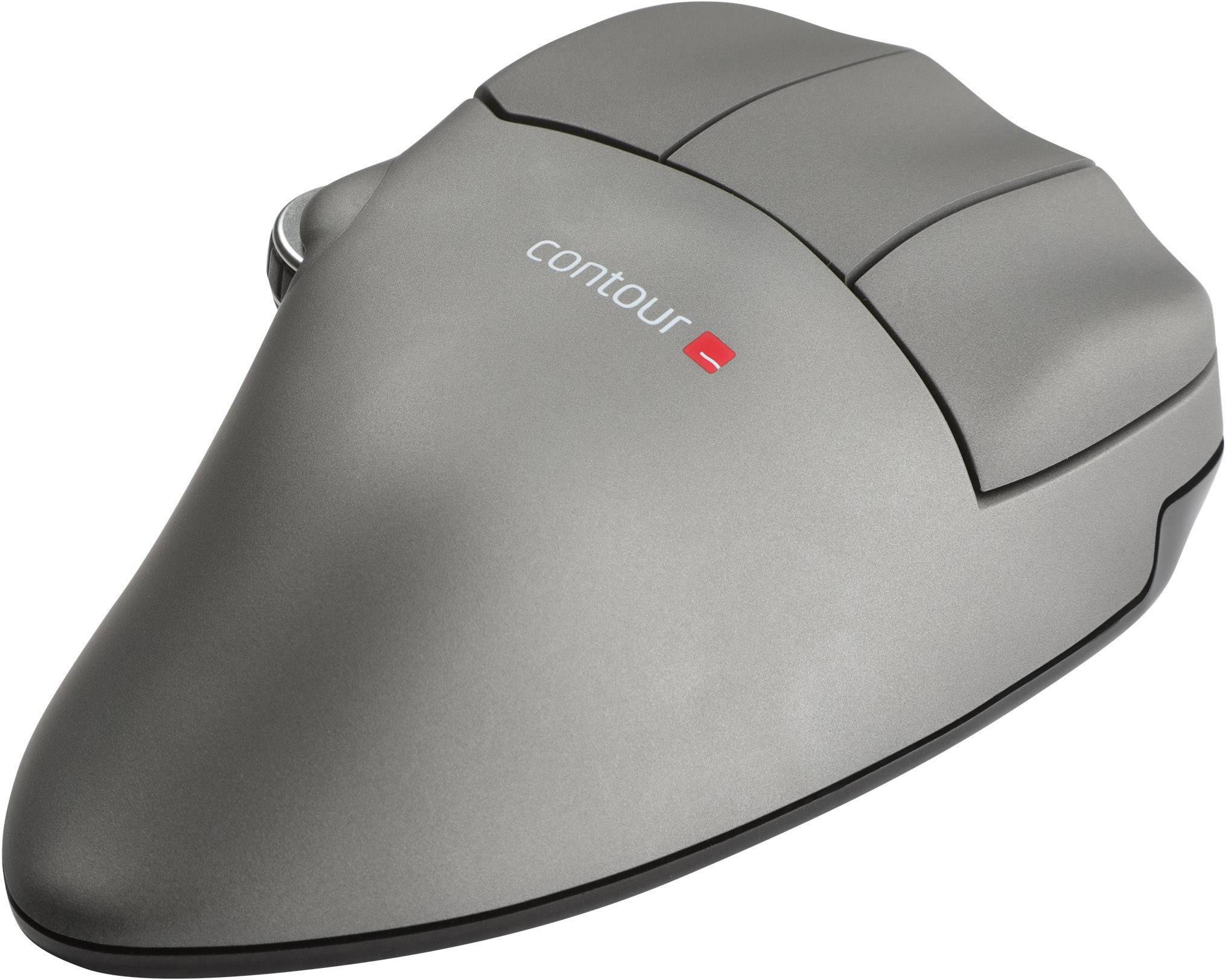 Contour Design Mouse L Kabellose Maus Funk Optisch Grau 5 Tasten 2800 ...
