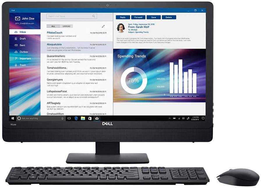 Dell Wyse 5470 All-in-One - Thin Client 60.5cm (23.8 Zoll) All-in-One ...