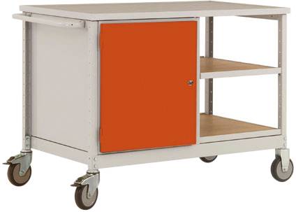 Manuflex LW1003.2001 ESD ESD-Mobile Werkbank Modell 3 mit Tür und ...