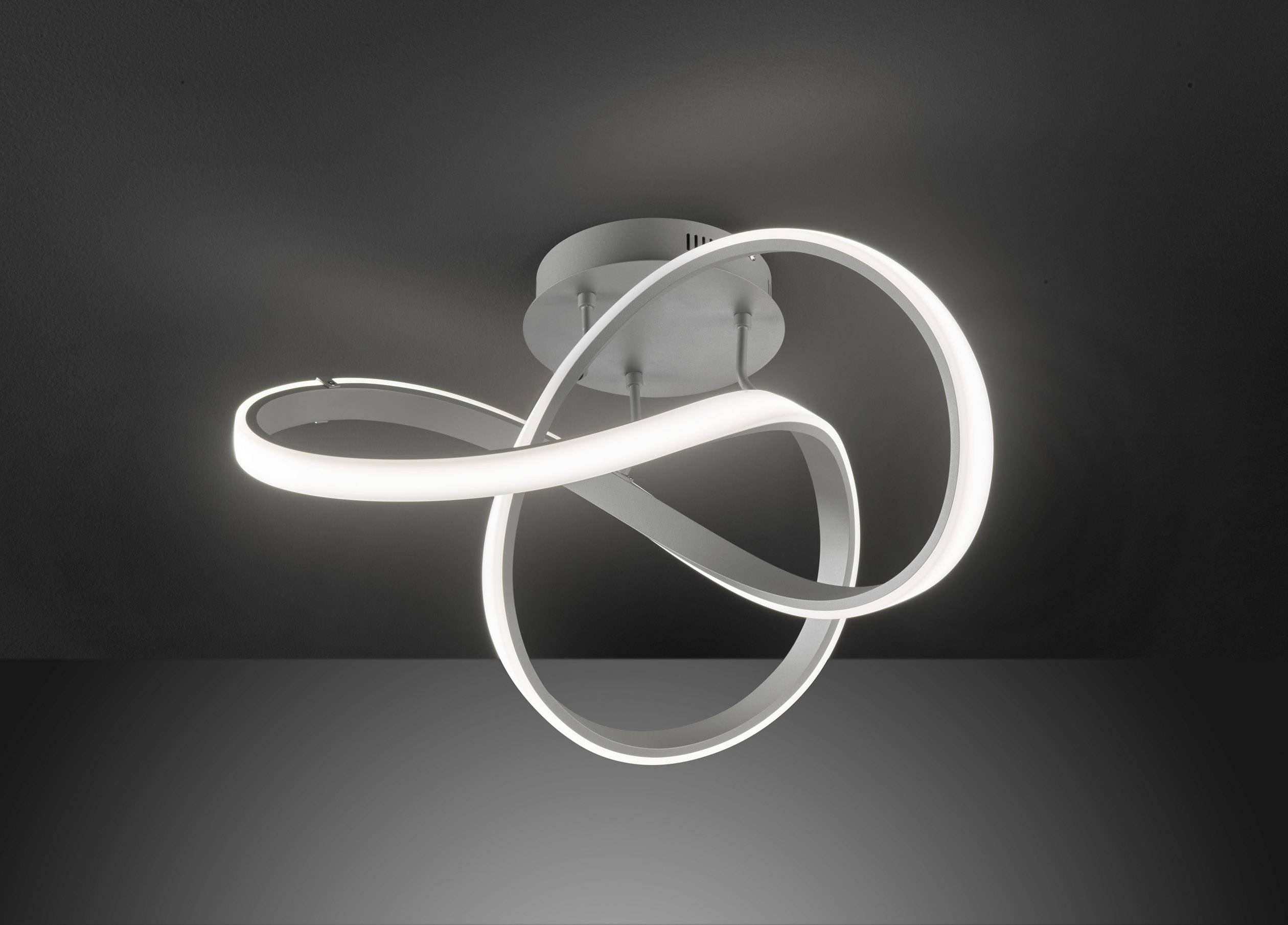 WOFI 9134.01.88.9000 Indigo 1flg LED-Deckenleuchte Anthrazit ...