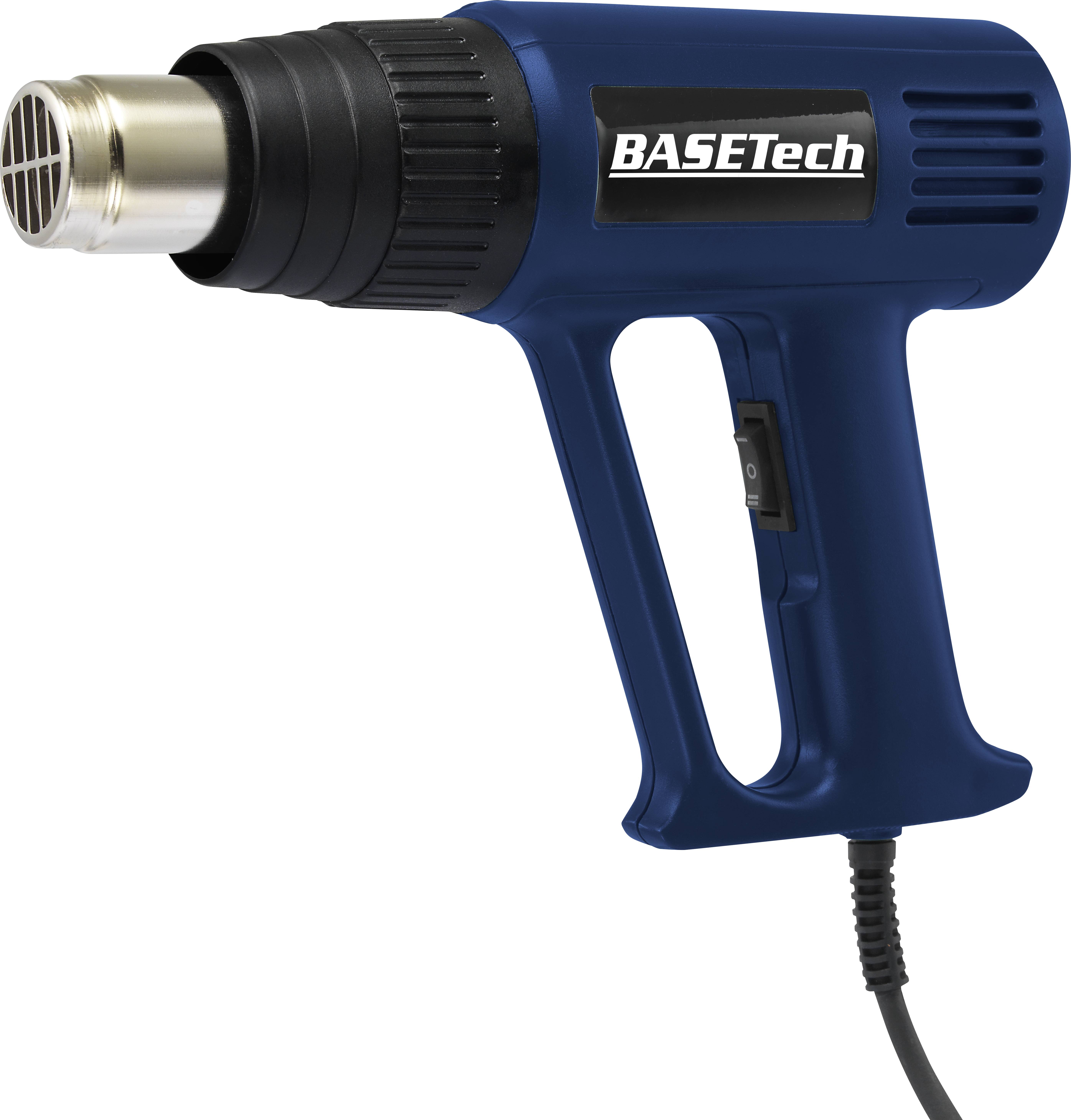 Basetech BT-2233290 Heißluftgebläse mit Zubehör, inkl. Koffer 2000W | SMDV