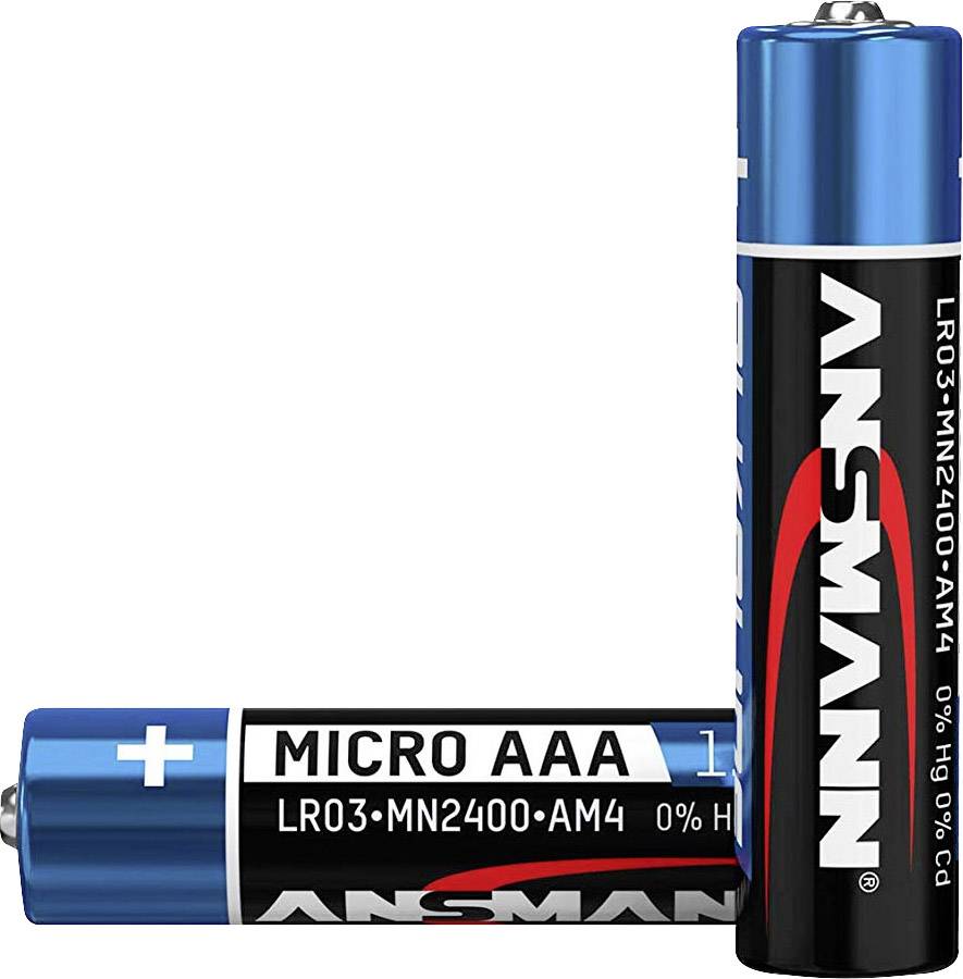 Ansmann 24 Stück AAA Micro Alkaline Batterien Alkali-Mangan | SMDV