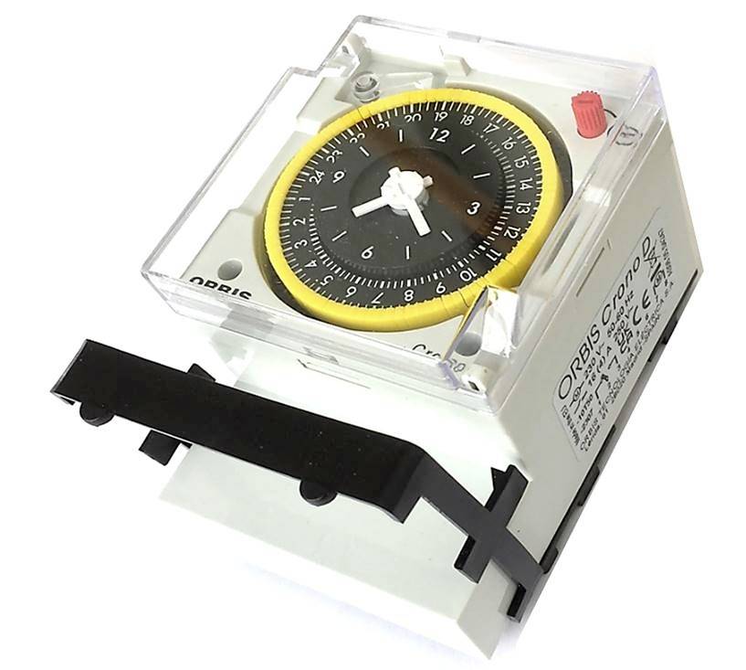 ORBIS Zeitschalttechnik CRONO D 230V Aufputz-Zeitschaltuhr analog 250 V ...