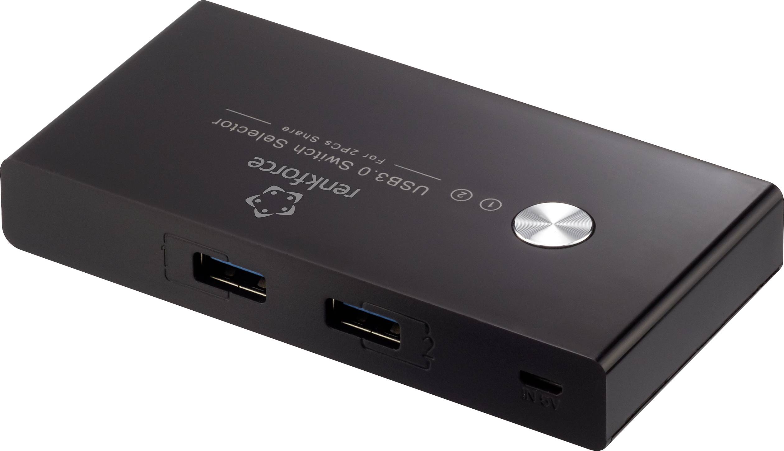 Renkforce RF-SHB-200 4 Port USB 3.2 Gen 1-Umschalter + Hub (USB 3.0 ...