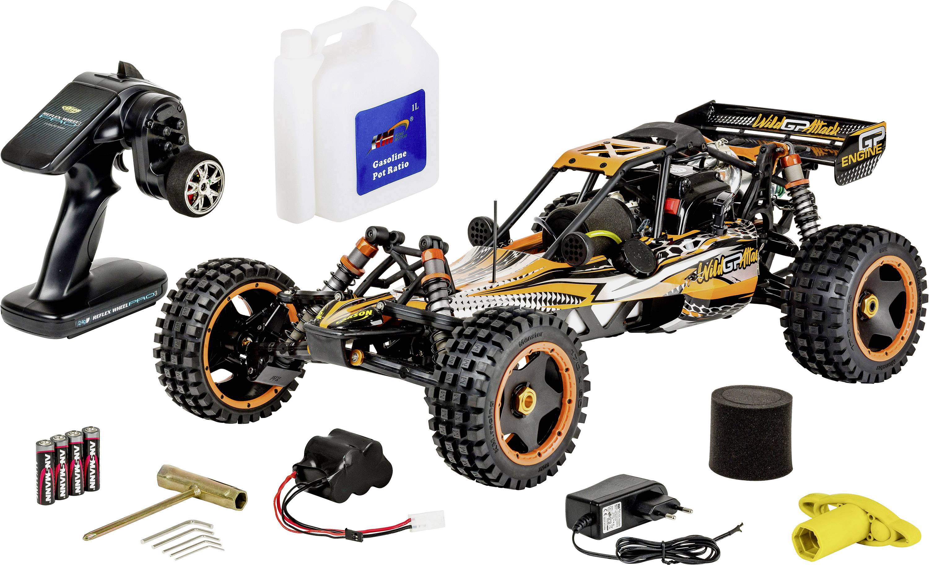 Carson Modellsport Wild GP Attack 1:5 RC Modellauto Benzin Buggy ...