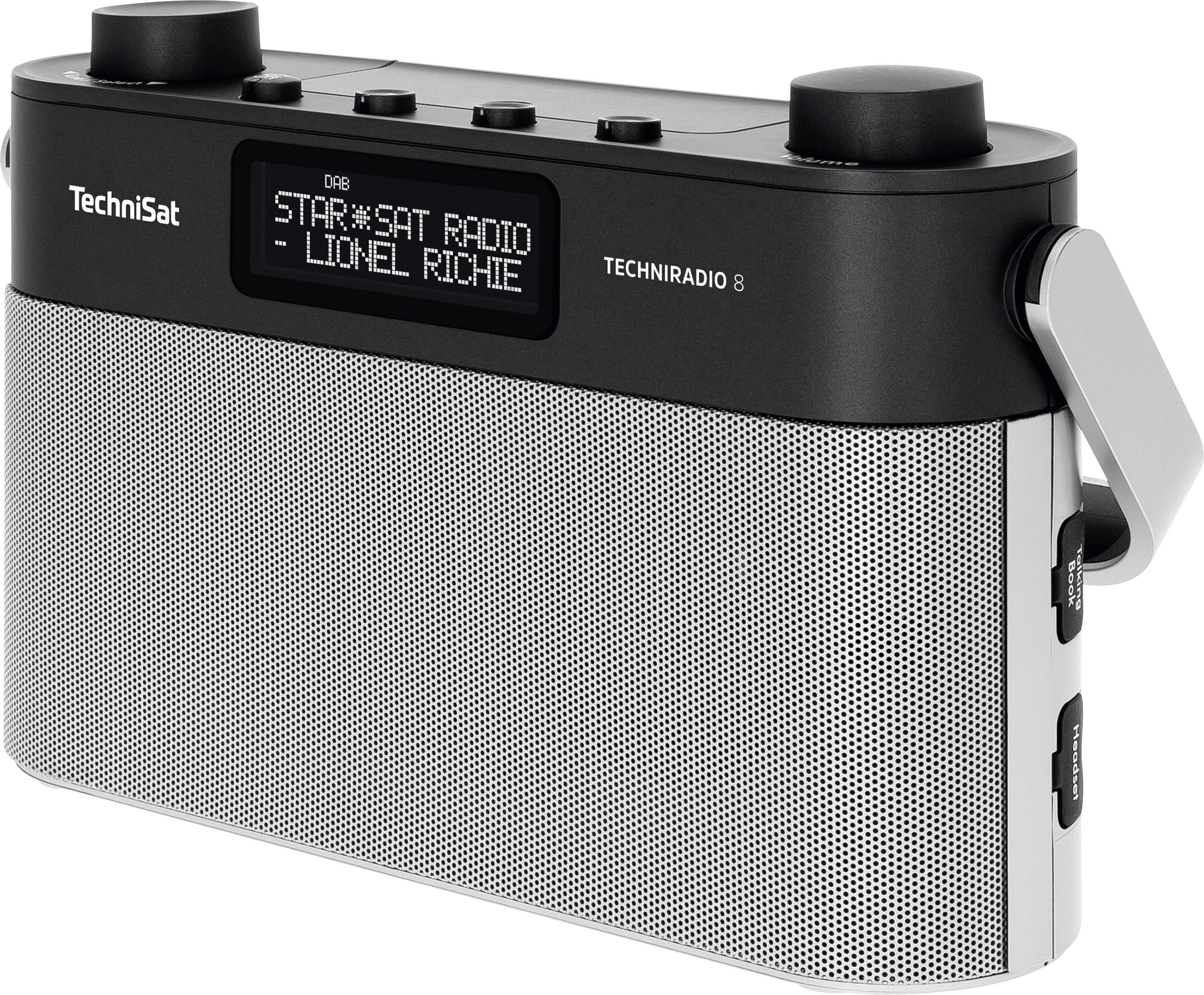 TechniSat TECHNIRADIO 8 Taschenradio DAB+, UKW Schwarz, Grau | voelkner