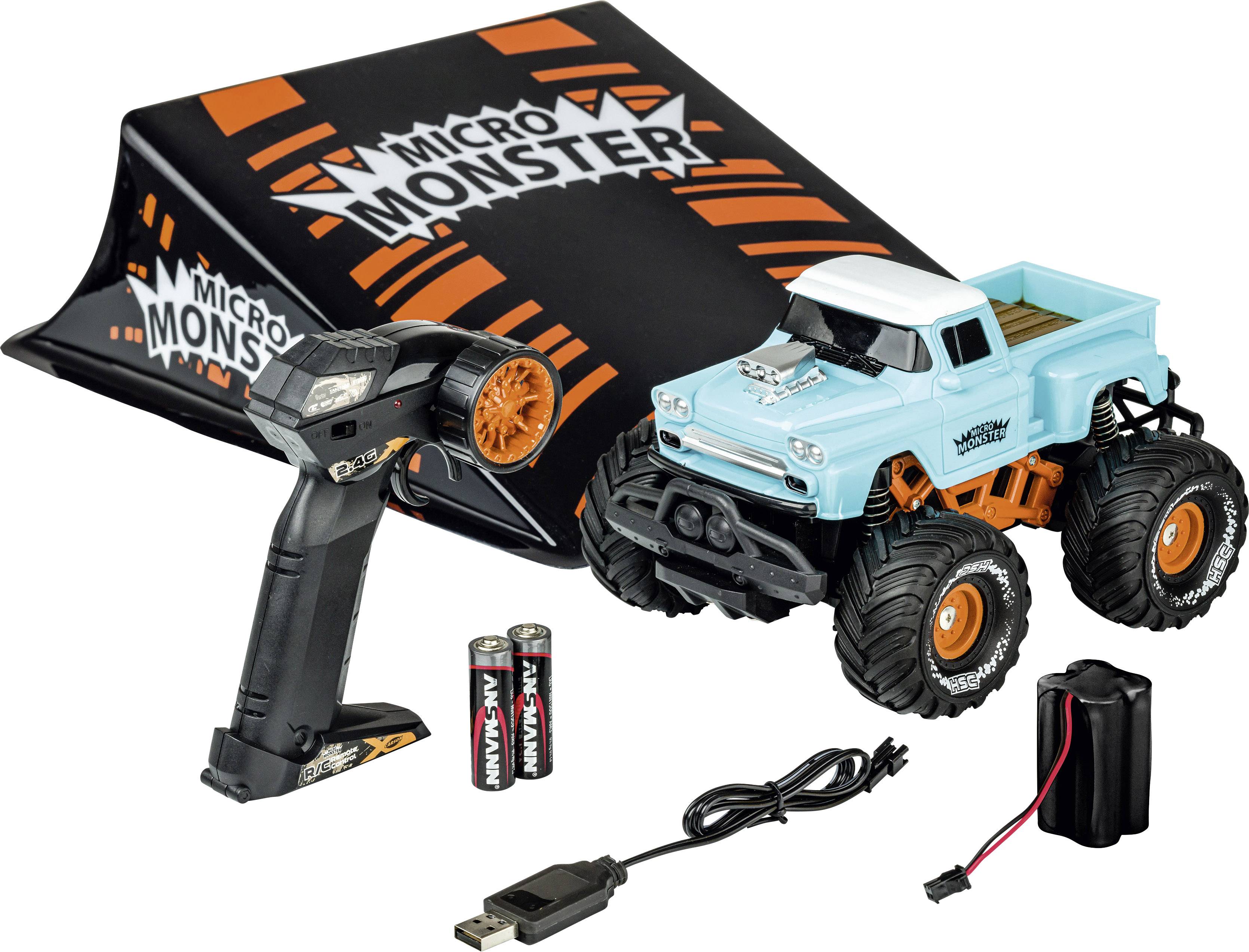 Carson Modellsport Micro Monster Brushed 1:22 RC Modellauto Elektro ...