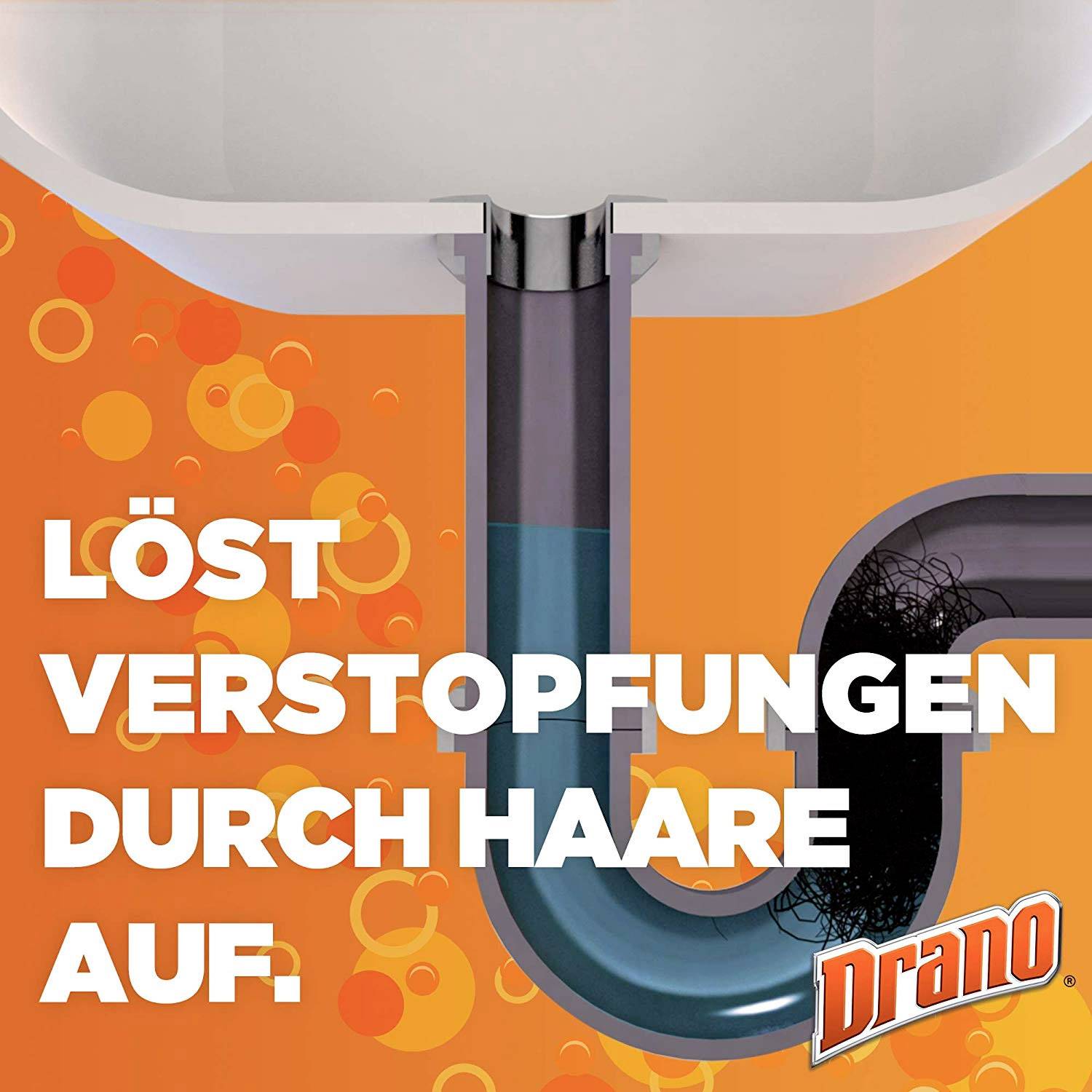 Mr. Muscle Drano Abflussrein. Gel 500ml 4er Set | voelkner