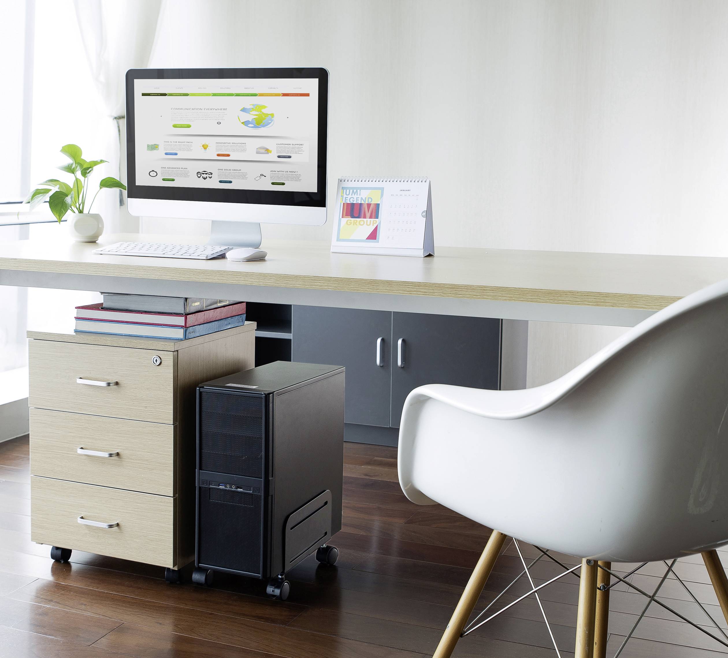 SpeaKa Professional PC Halterung Boden, Stand SP-PCS-150 SP-9009204 ...