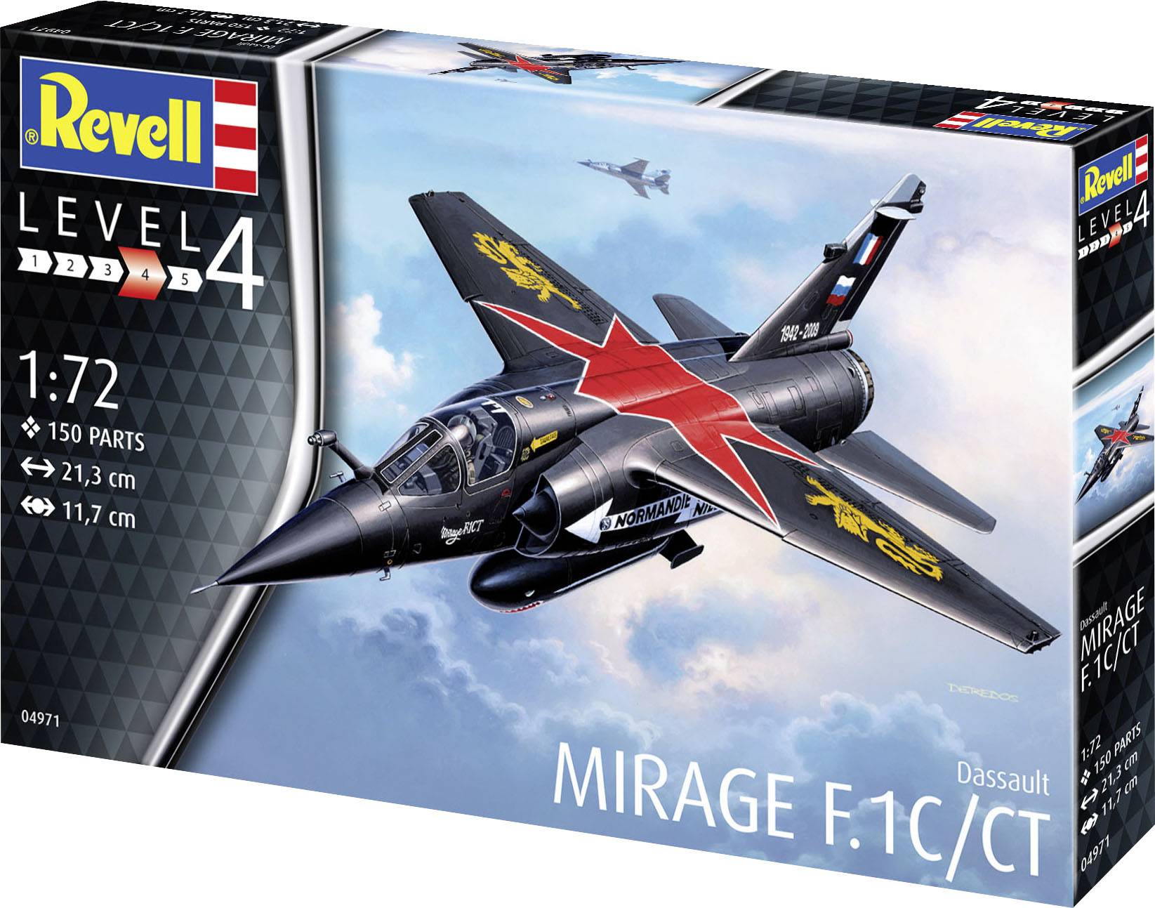 Revell 04971 Dassault Mirage F-1C/CT Flugmodell Bausatz 1:72 | SMDV