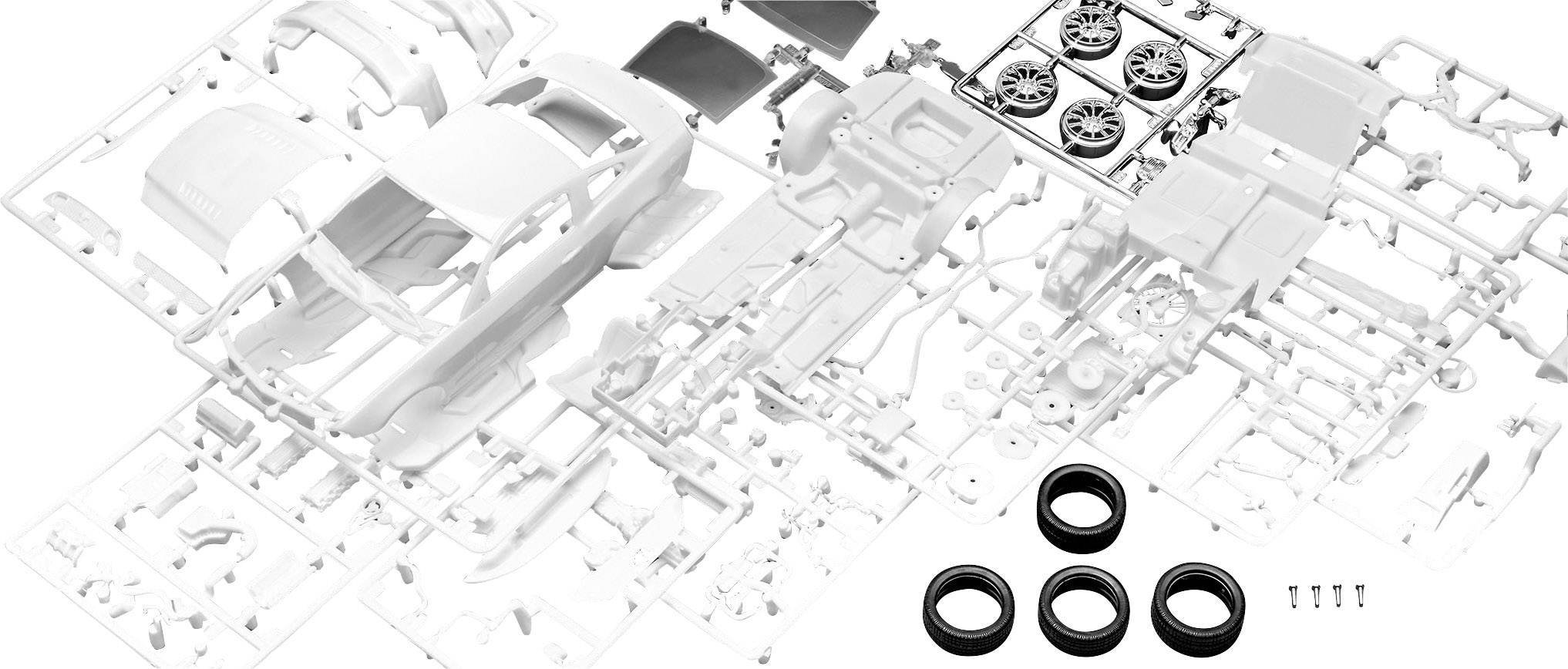 Revell 07652 2013 Ford Mustang Boss 302 Automodell Bausatz 1:25 ...