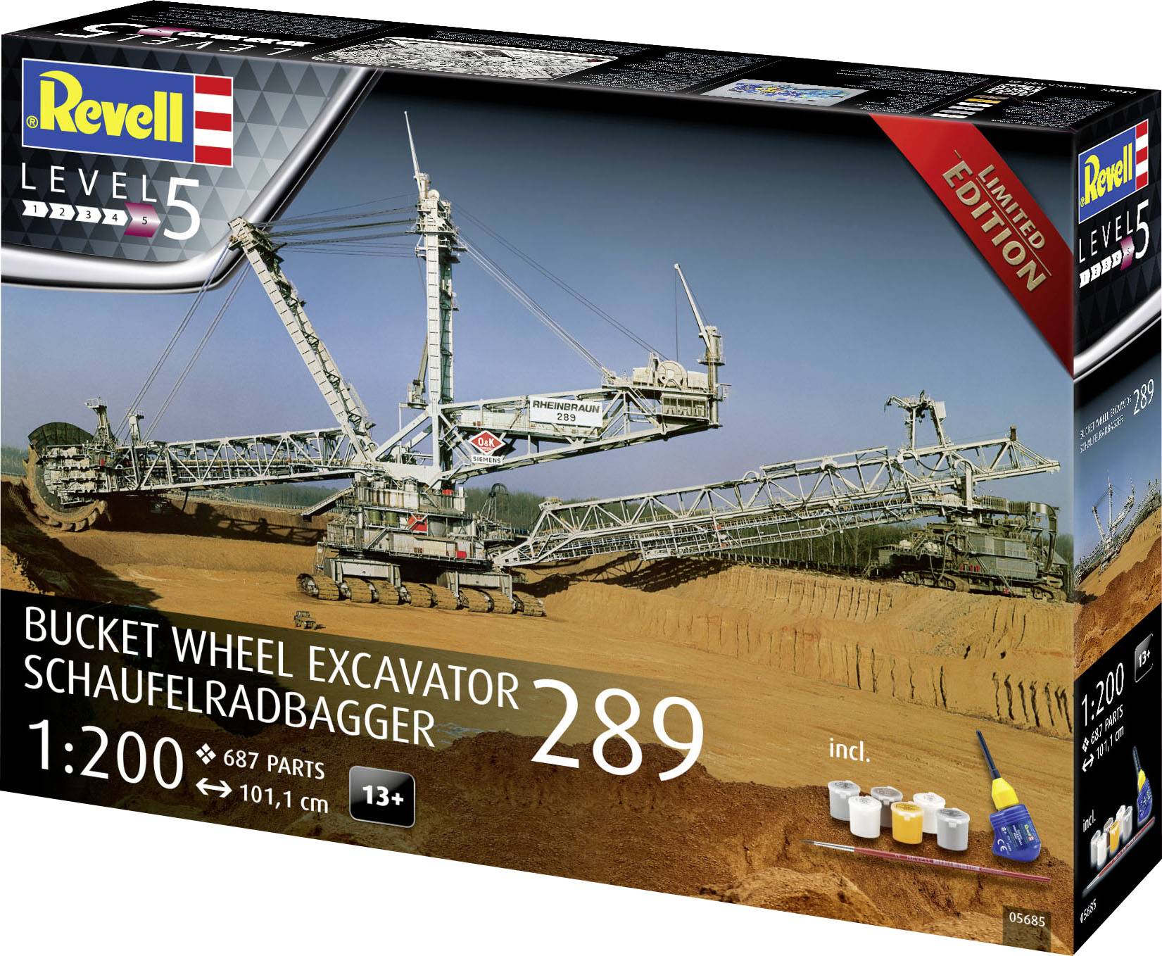 Revell 05685 Schaufelradbagger 289 Ltd.Edition Baumaschinen Bausatz 1: ...