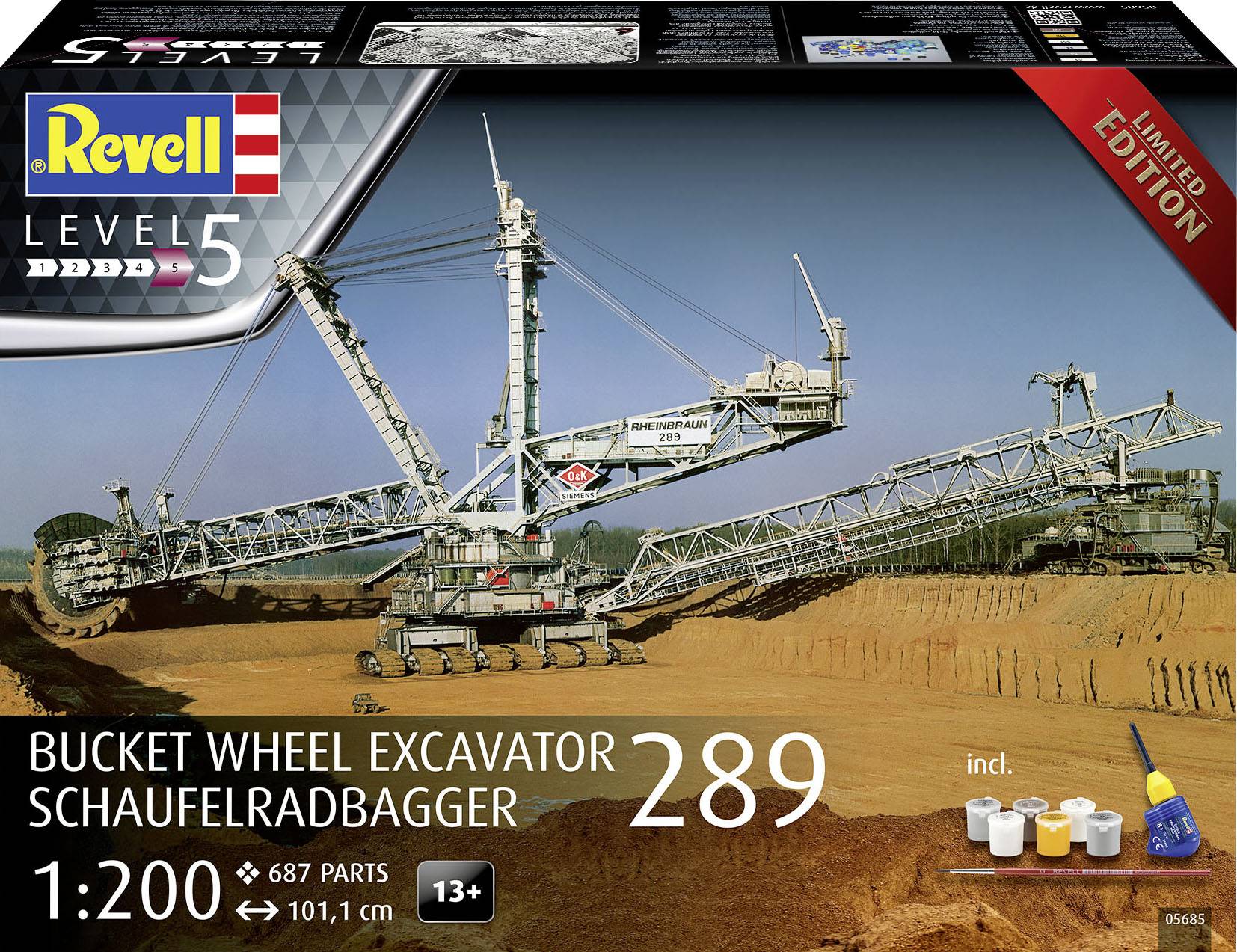 Revell 05685 Schaufelradbagger 289 Ltd.Edition Baumaschinen Bausatz 1: ...