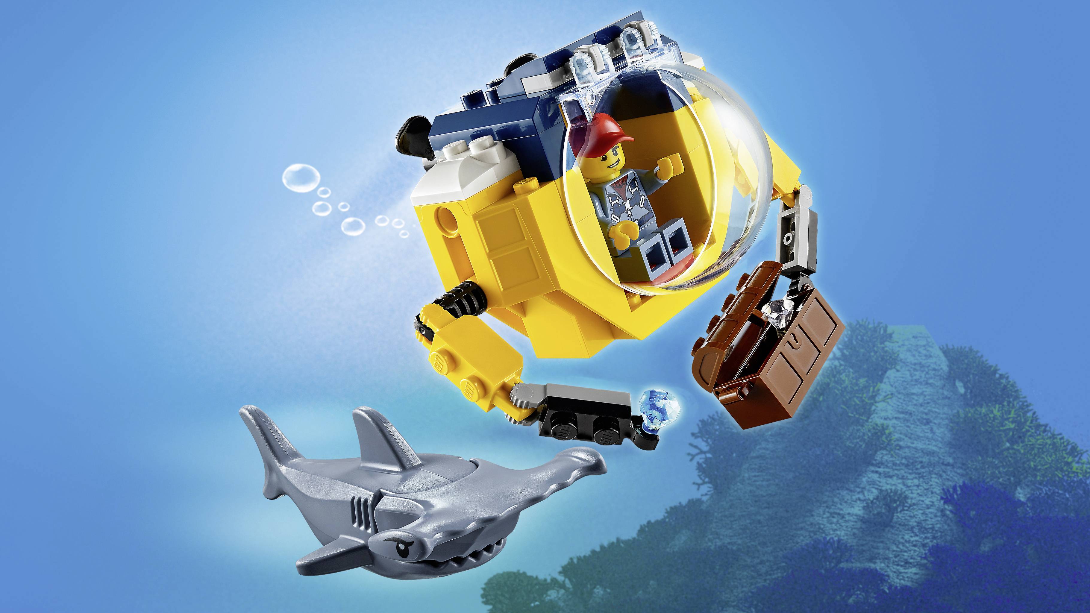60263 LEGO® CITY Mini-U-Boot für Meeresforscher, LEGO CITY | SMDV