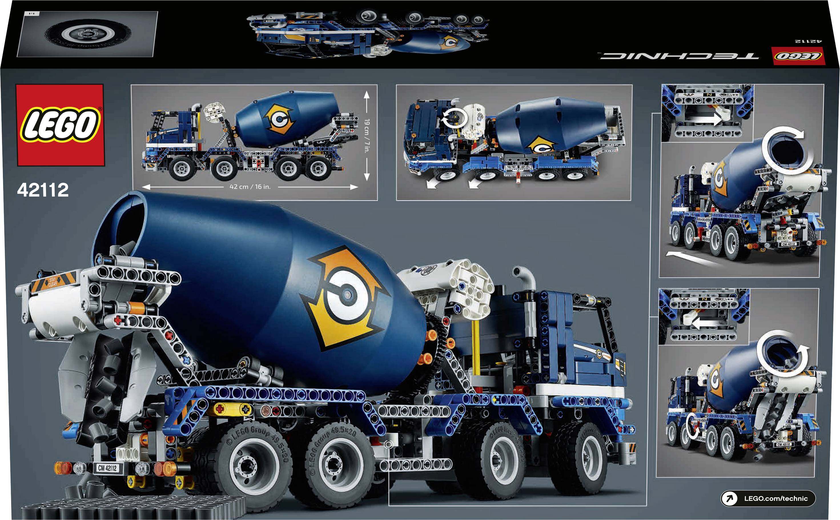 42112 LEGO® TECHNIC Betonmischer-LKW, LEGO TECHNIC | voelkner
