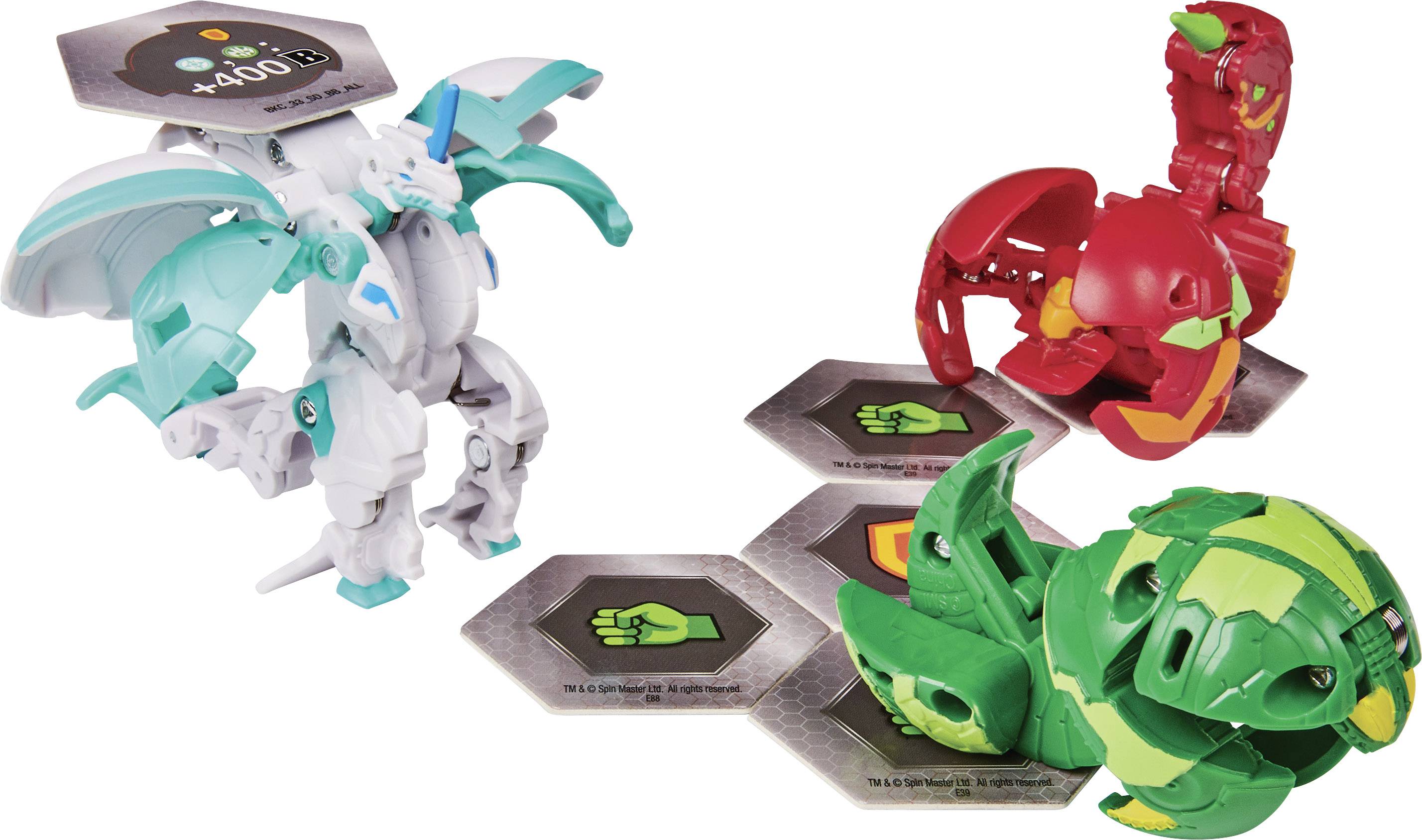 Bakugan Starter Pack mit 3 Bakugan (Ultra Haos Evo Dragonoid, Basic ...