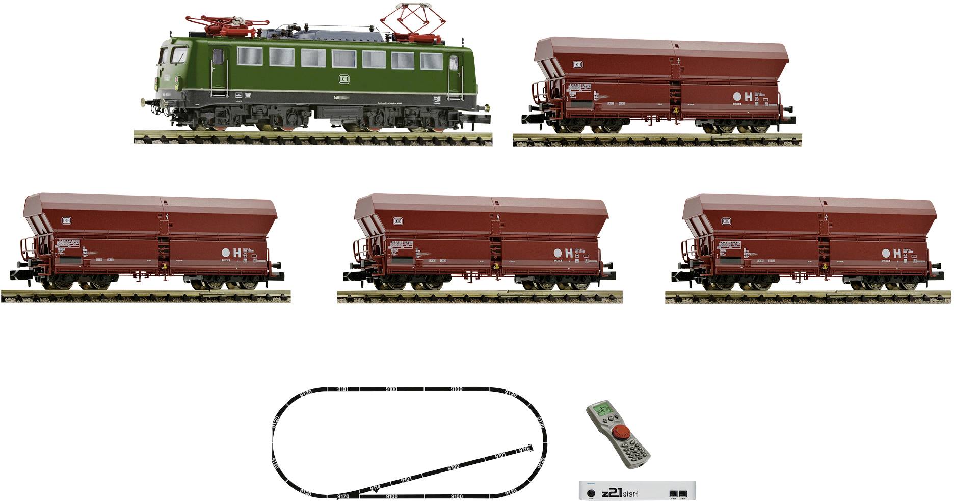 Fleischmann 931895 z21 start Digitalset: Elektrolokomotive BR 140 mit ...