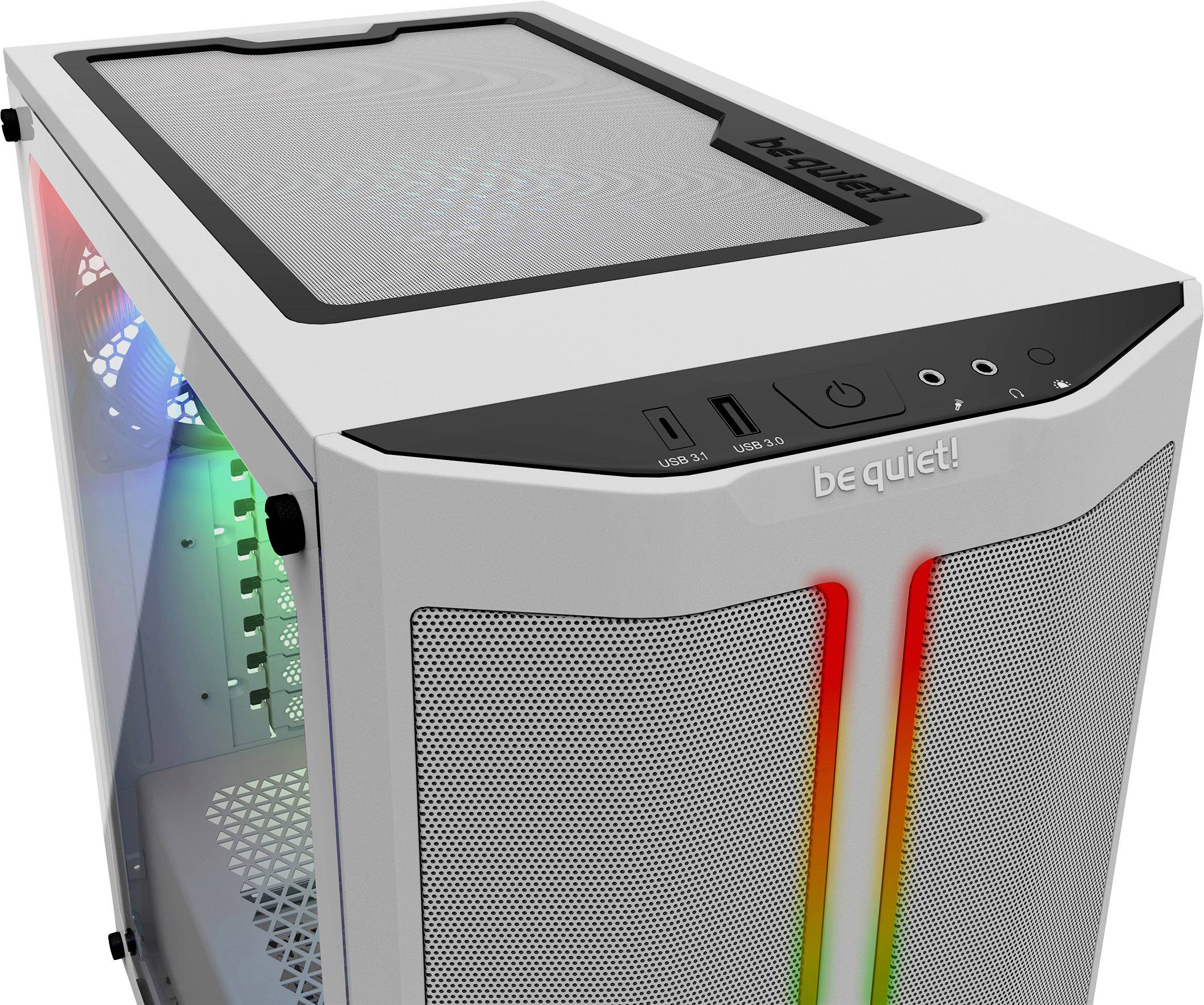 BeQuiet PURE BASE 500DX Midi-Tower PC-Gehäuse Weiß 3 vorinstallierte ...