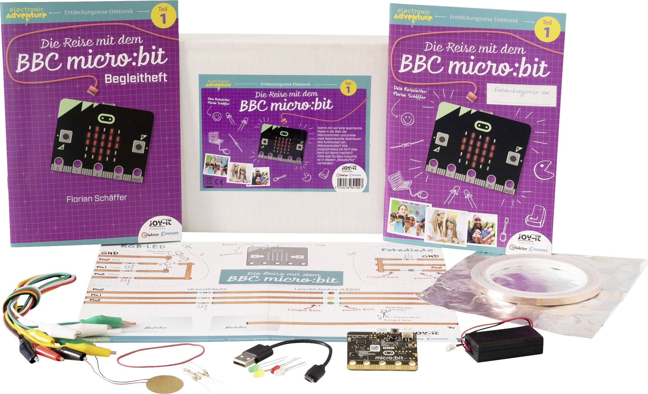 Joy-it Electronic Adventure "Die Reise mit dem micro:bit" V1 BBC micro ...