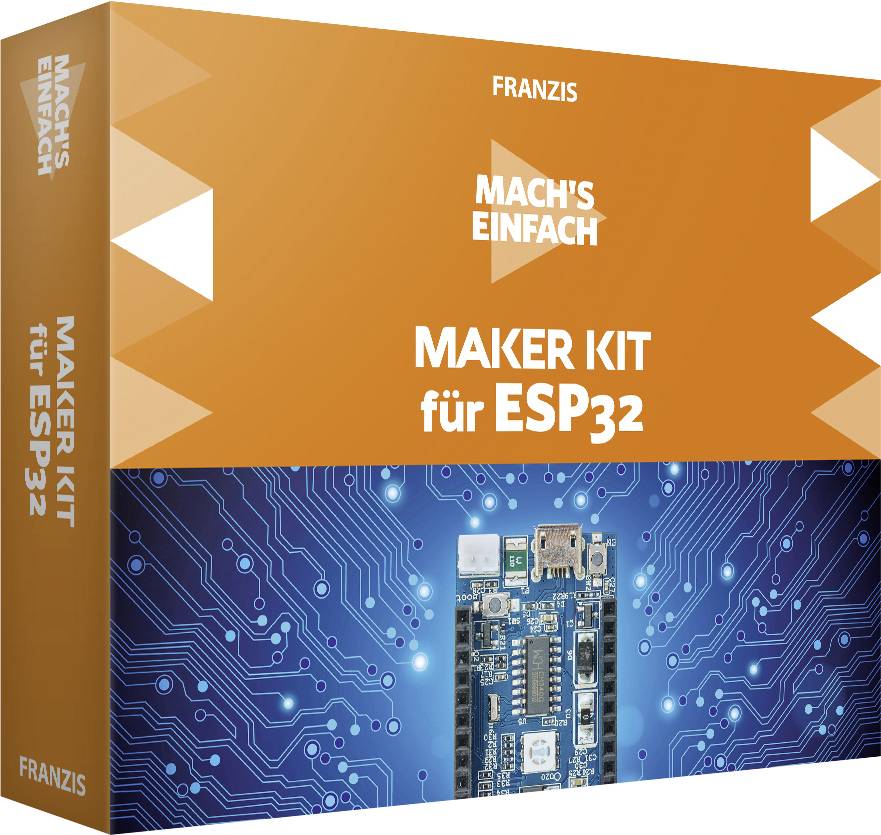Franzis Verlag 67093 Mach's einfach - ESP32 Experimente, Internet of Things Maker Kit ab 14 ...