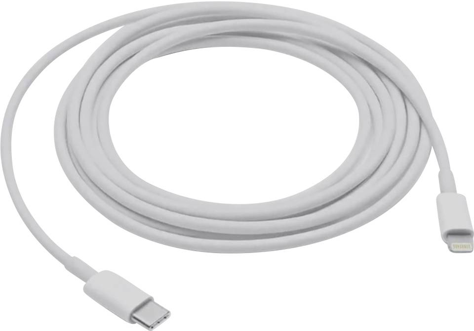 Apple iPad/iPhone/iPod Ladekabel USB-C™ Stecker 2.00m Weiß | SMDV