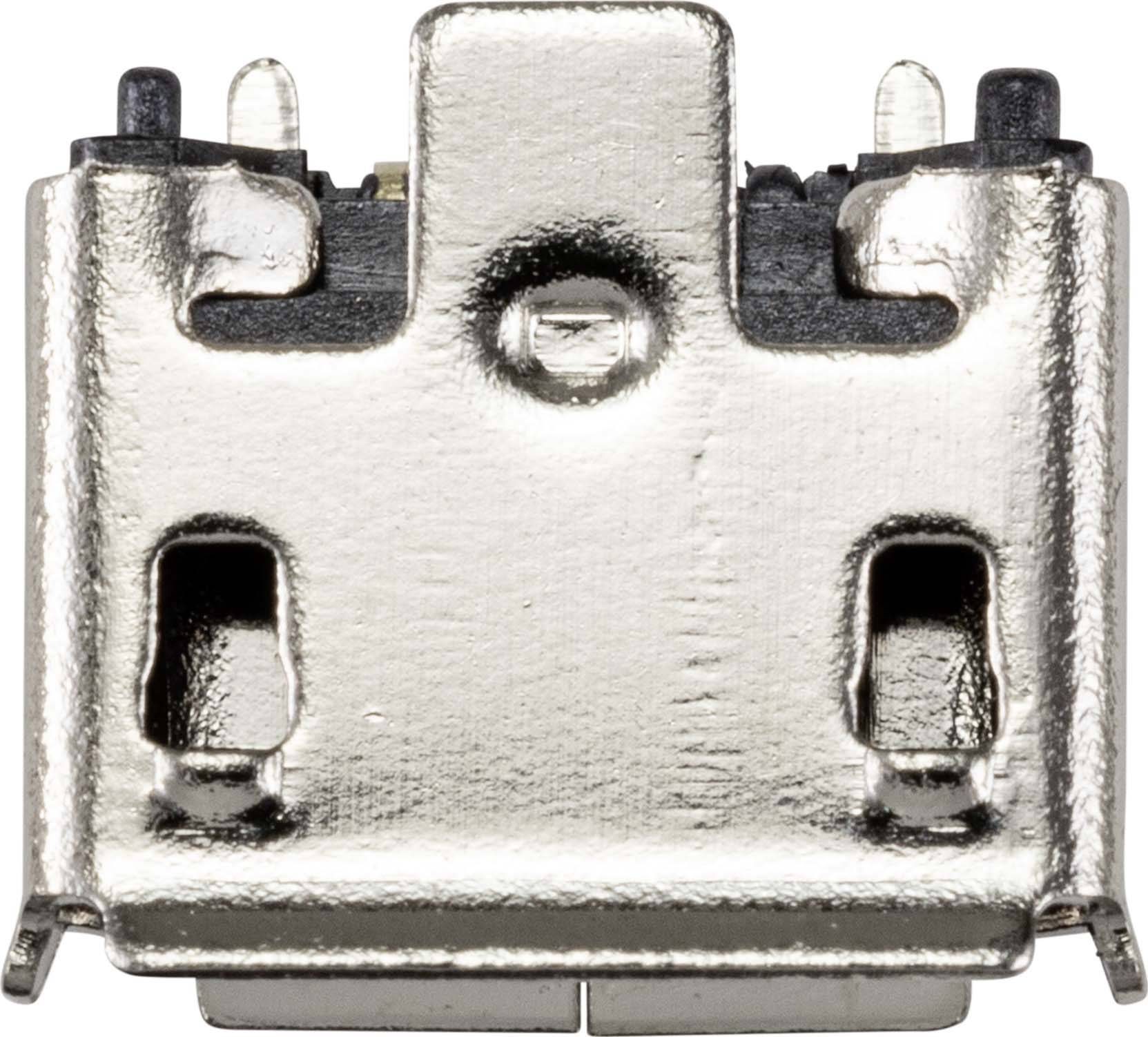 TRU COMPONENTS Einbaubuchse Micro-USB 2.0 Typ-B 90° Buchse, Einbau ...