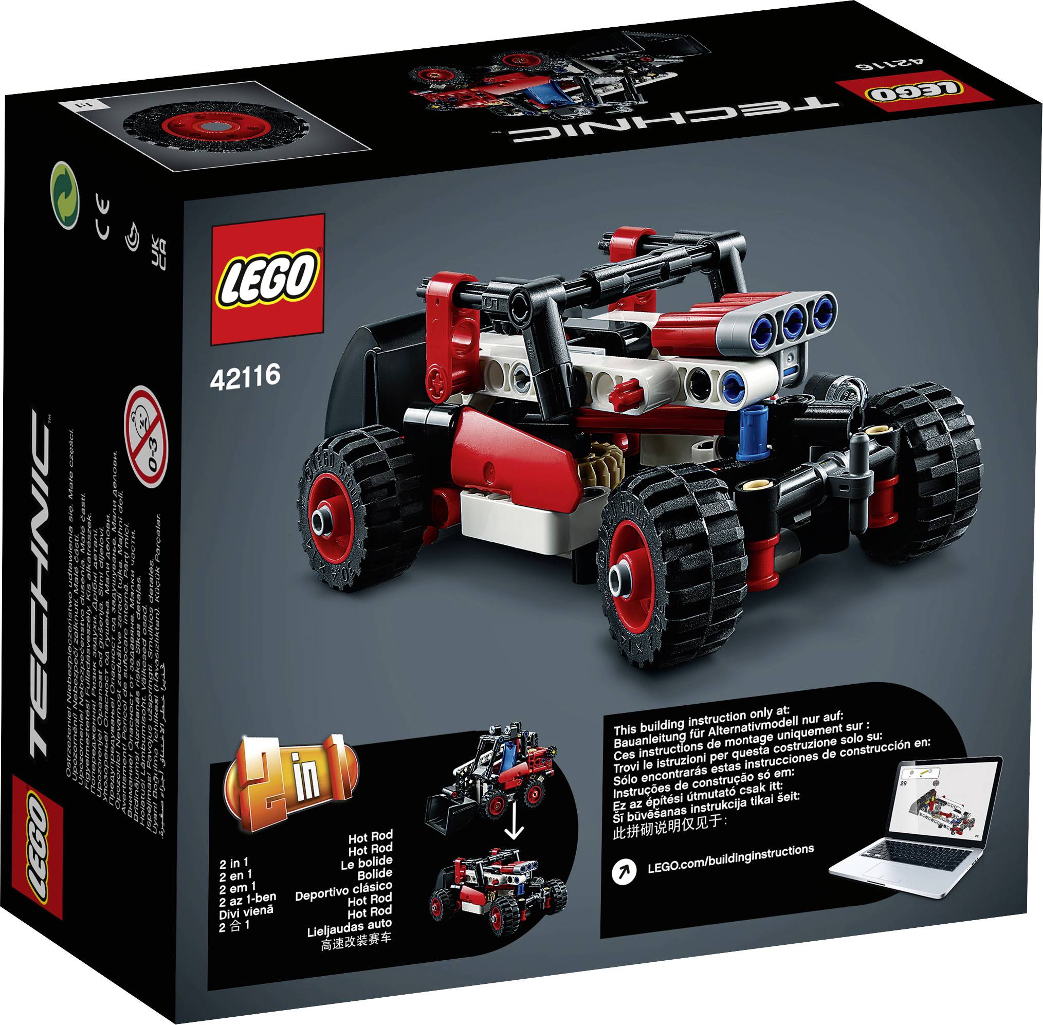42116 LEGO® TECHNIC Kompaktlader, LEGO TECHNIC | SMDV