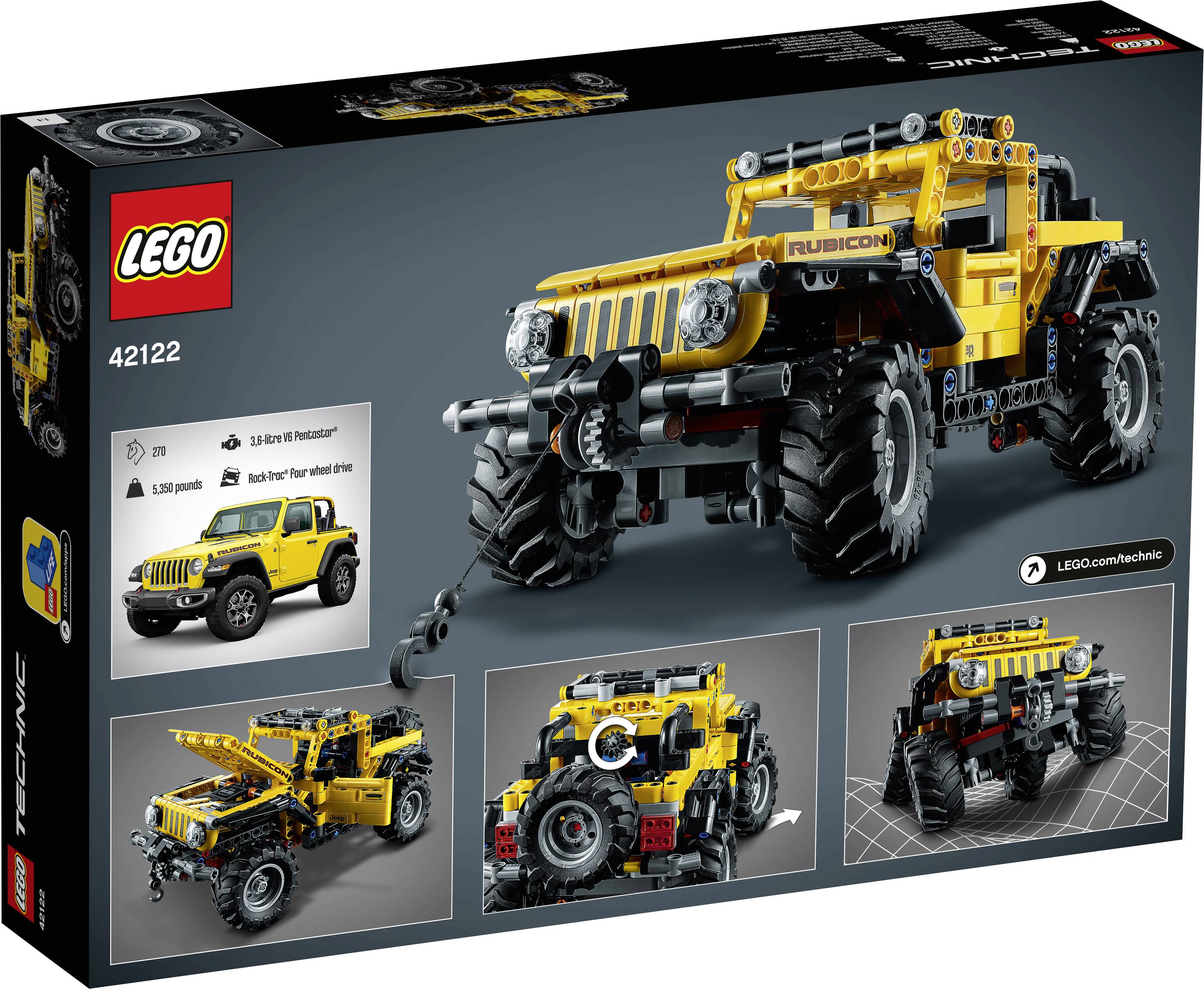 42122 LEGO® TECHNIC Jeep® Wrangler, LEGO TECHNIC | digitalo
