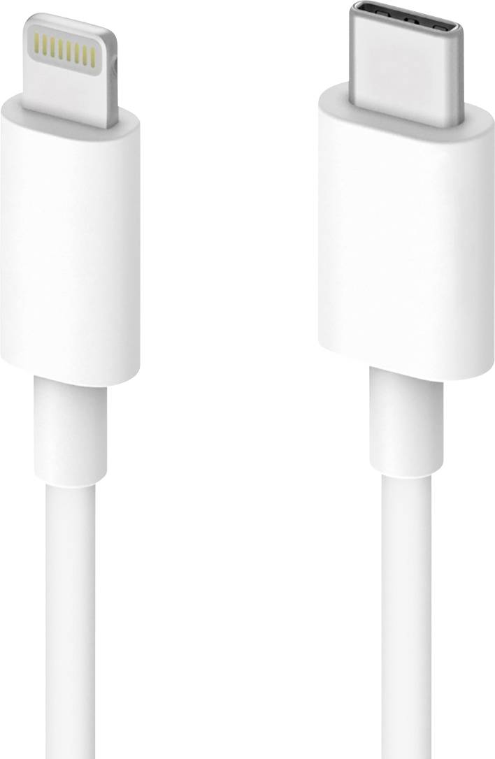 TECHly iPad/iPad Pro/iPhone/iPod Ladekabel [1x USB-C™ Stecker - 1x ...