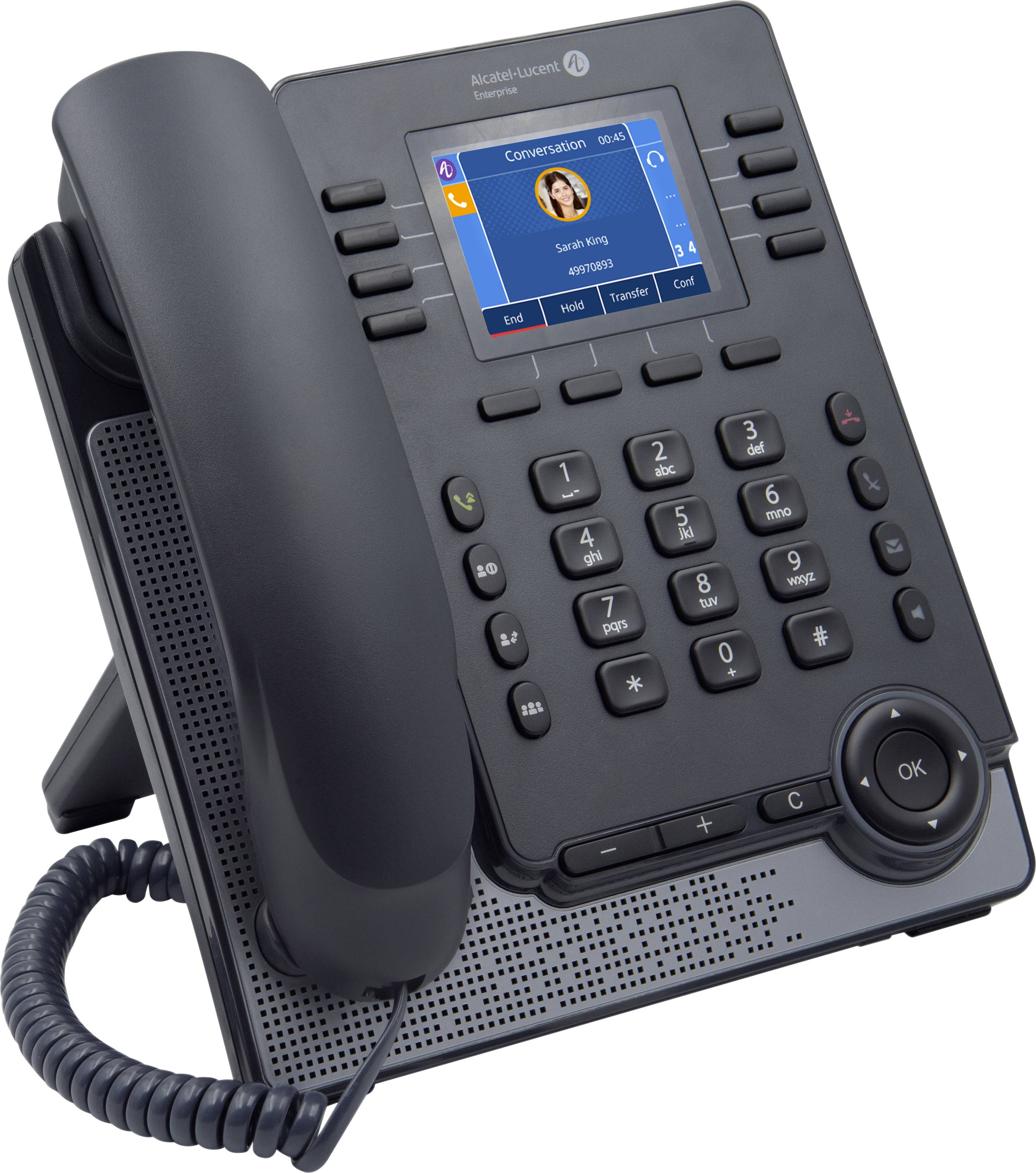 Alcatel-Lucent Enterprise M5 Myriad SIP Schnurgebundenes Telefon, VoIP PoE, Anrufbeantworter ...