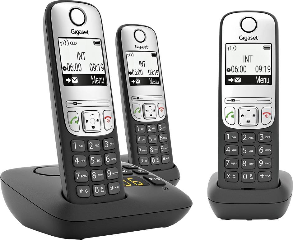 Gigaset A690A Trio DECT/GAP Schnurloses Telefon analog Anrufbeantworter ...