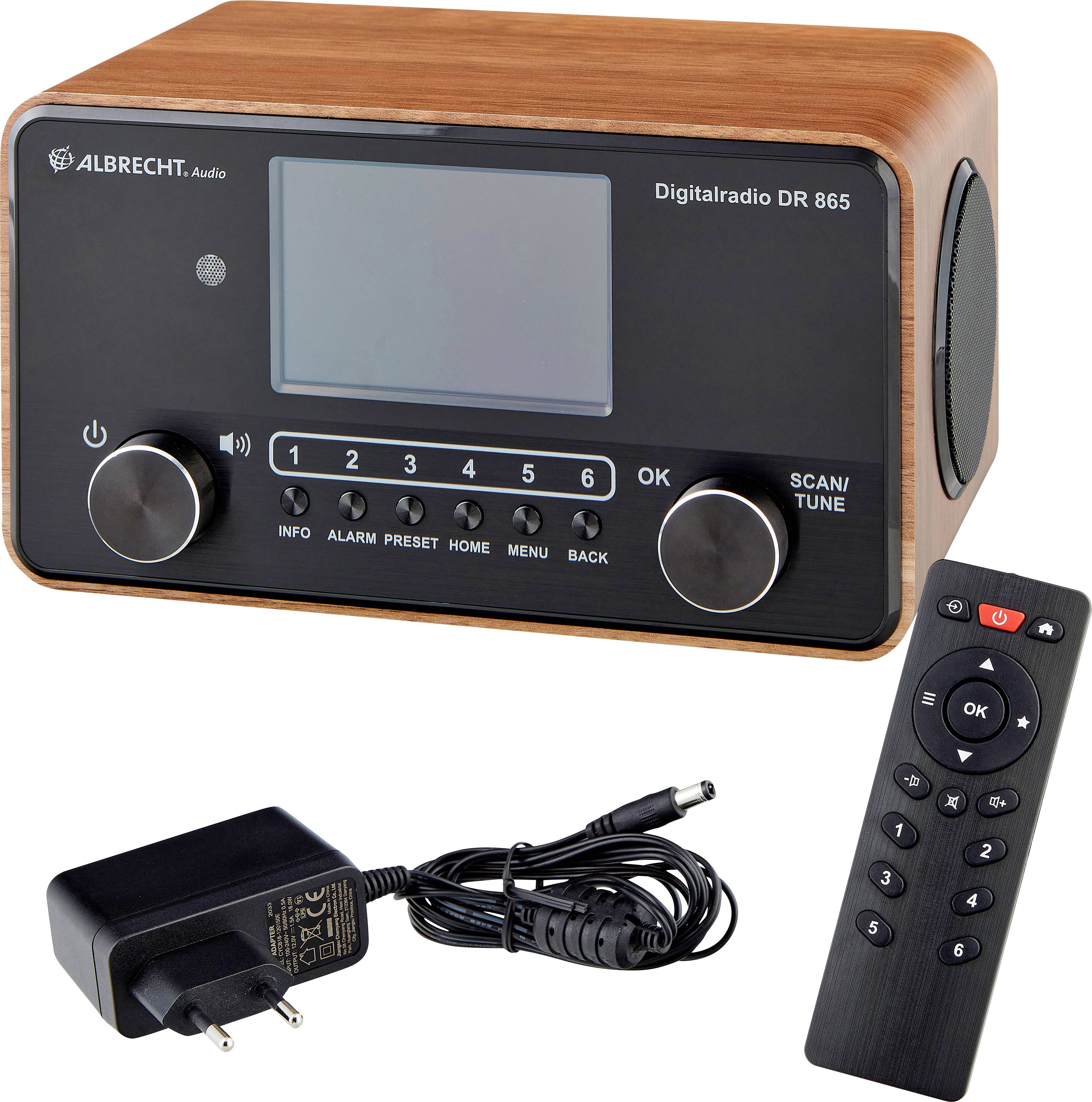 Albrecht DR 865 Radio de table DAB+, FM AUX sans barrière, avec ...