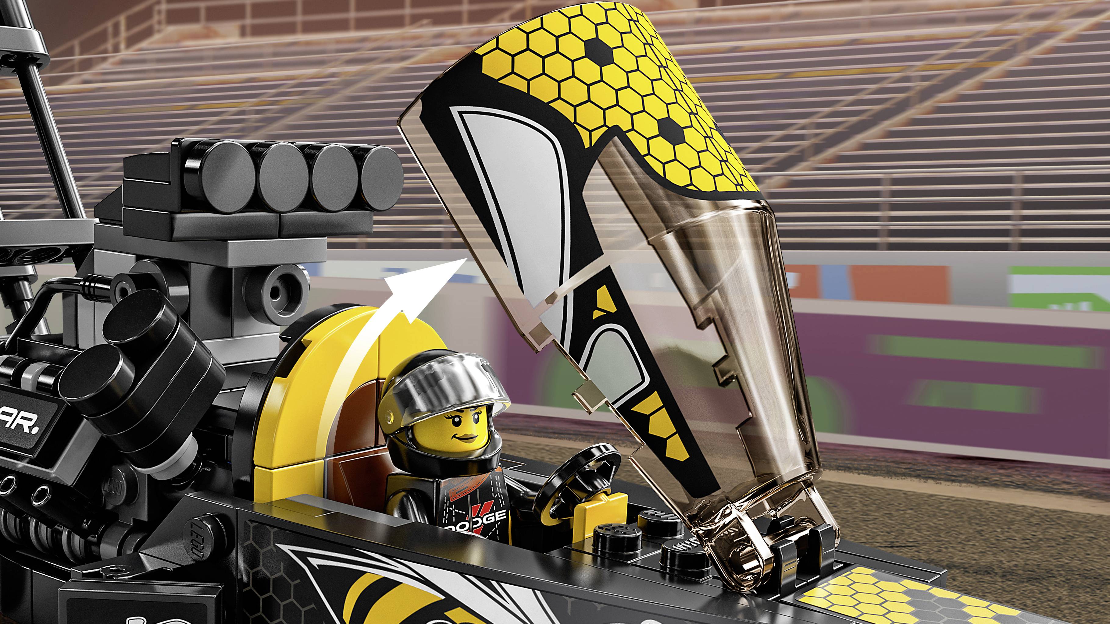 76904 LEGO® SPEED CHAMPIONS Mopar Dodge//SRT Dragster & 1970 Dodge ...