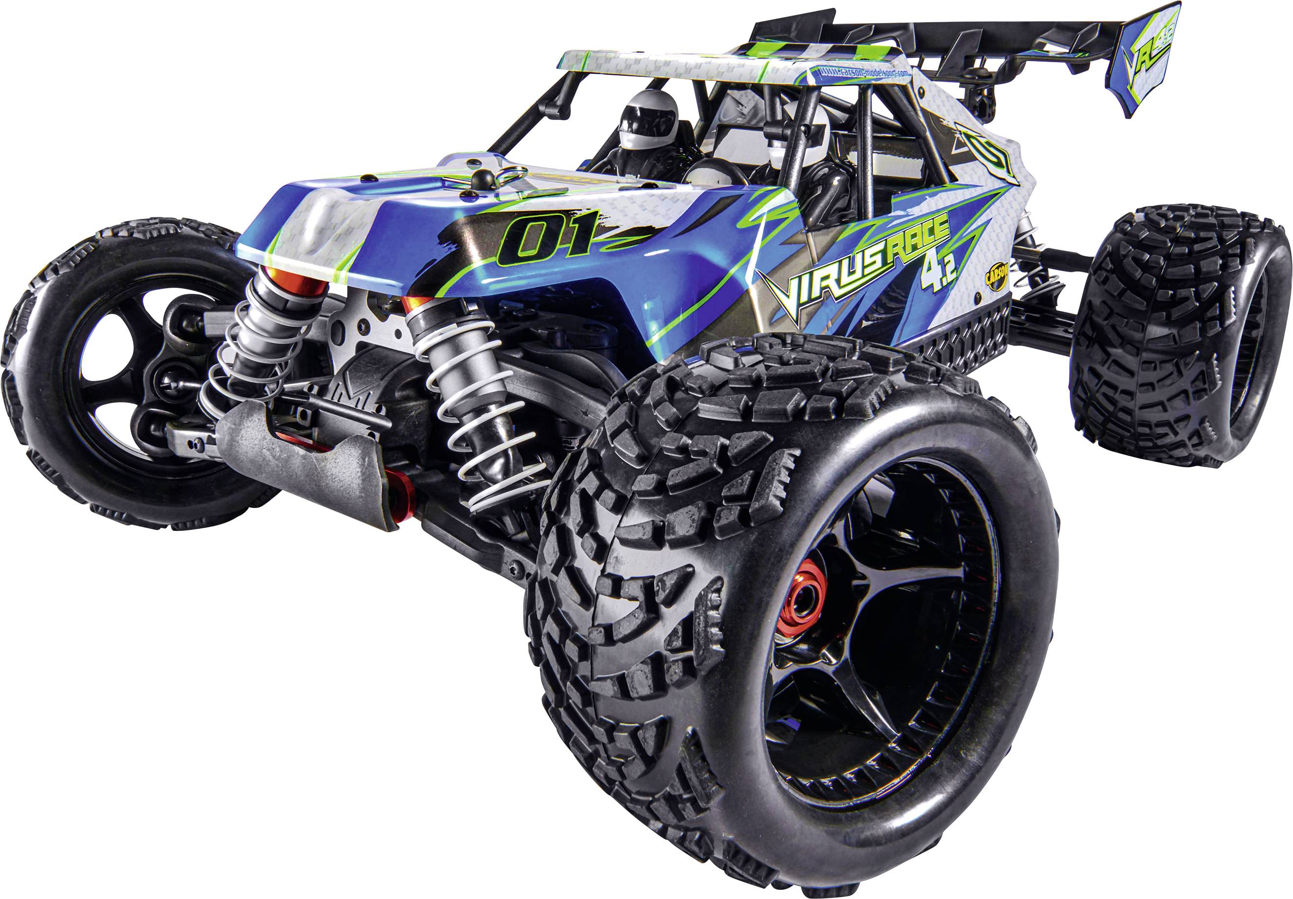Carson Modellsport Virus Race 4.2 Brushless 1:8 RC Modellauto Elektro ...