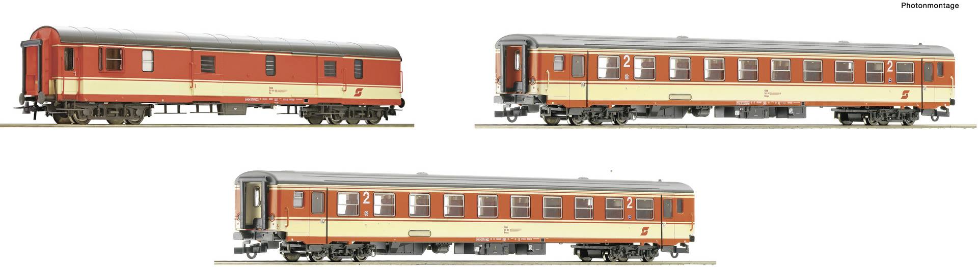 Roco 74052 H0 3er-Set 2: Eilzug „E 712“ der ÖBB | » Freue dich auf voelkner