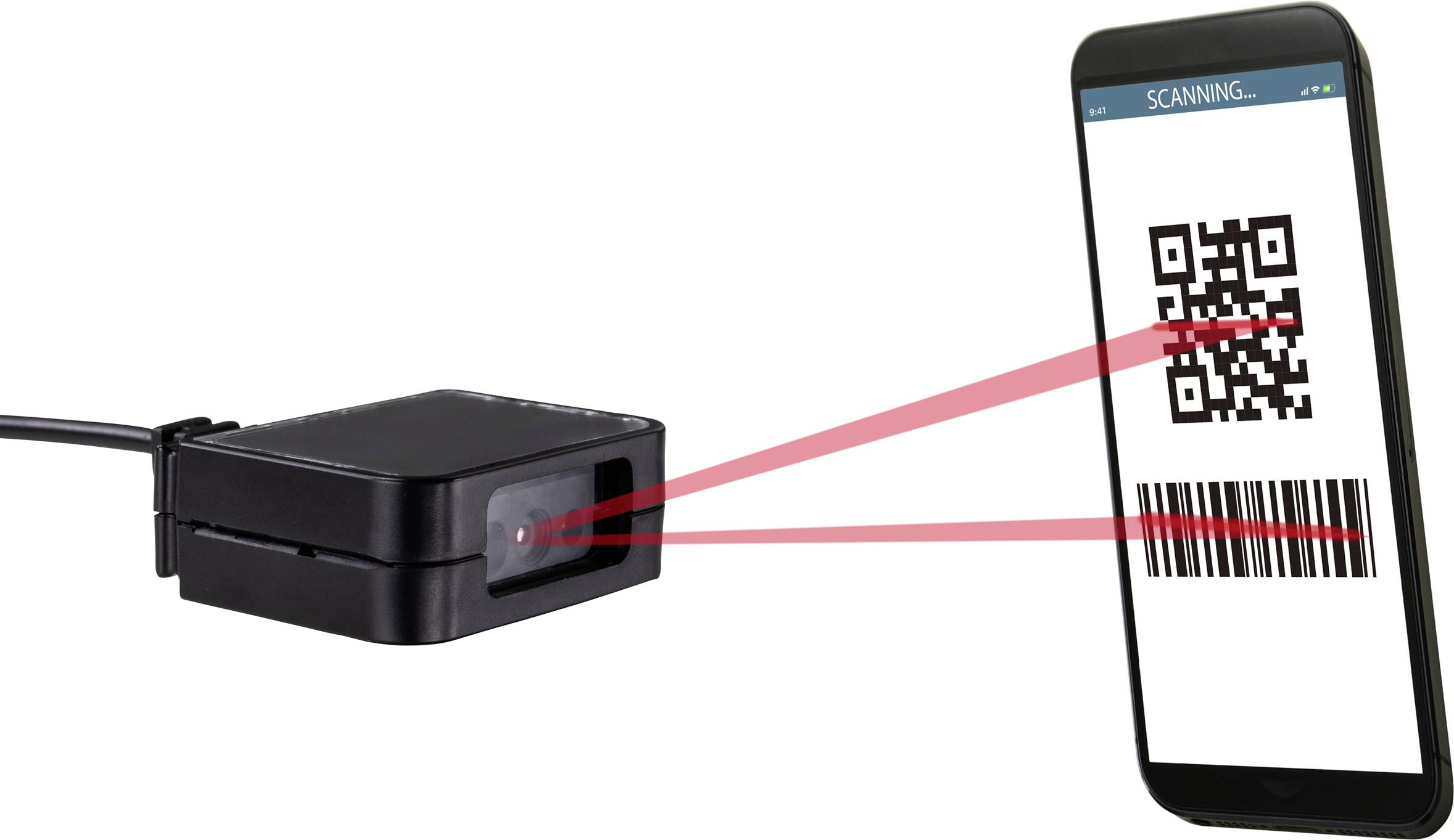 Renkforce RF-SBS-501 2D Barcode-Scanner Kabelgebunden 2D Imager Schwarz ...