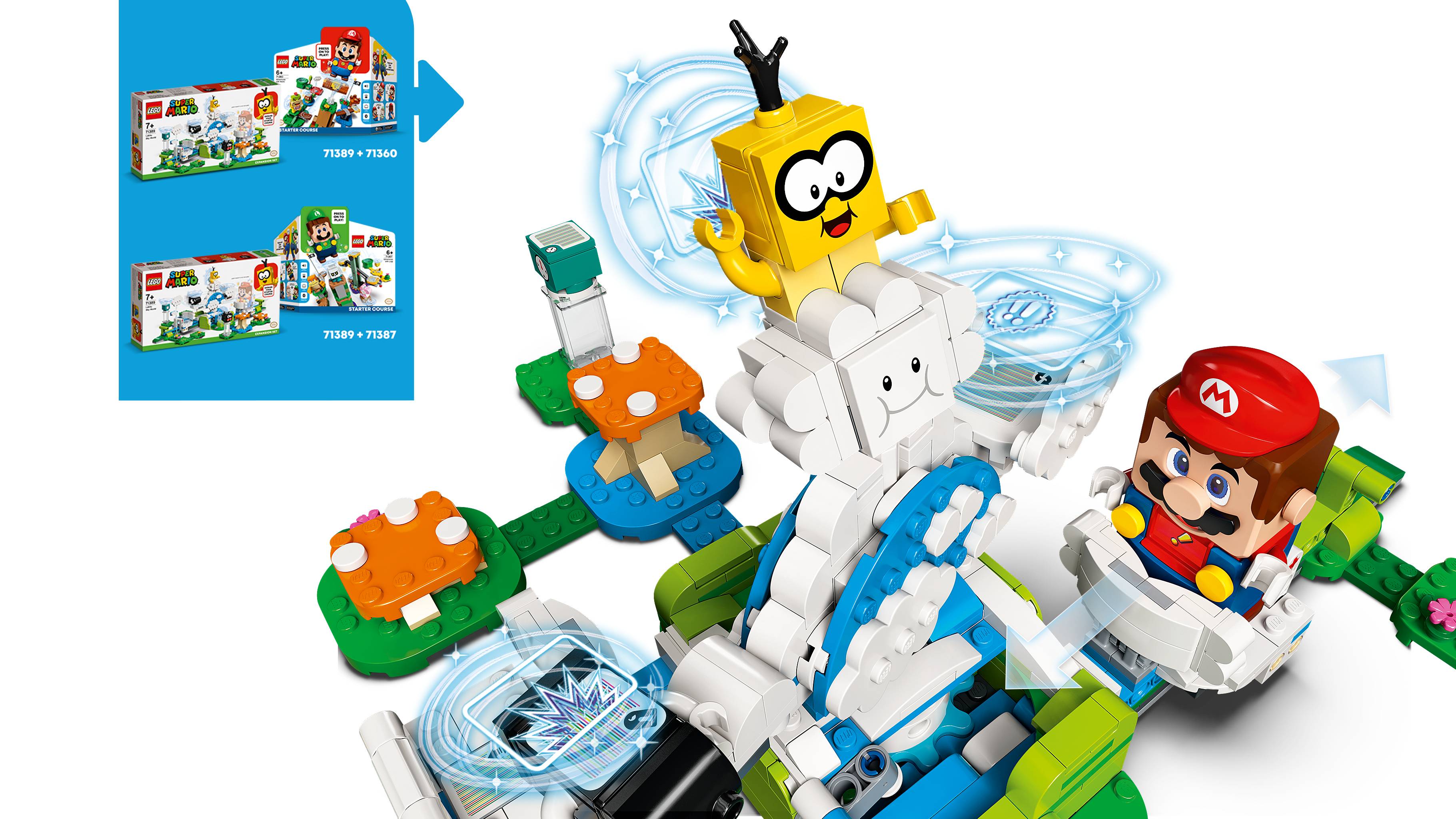 71389 LEGO® Super Mario™ Lakitus Wolkenwelt – Erweiterungsset, LEGO ...