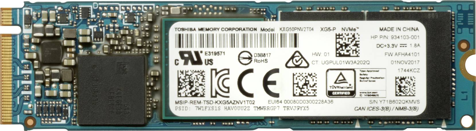 HP Z Turbo Drive Quad Pro 1 TB Interne M.2 PCIe x16-Karte 4YZ37AA ...