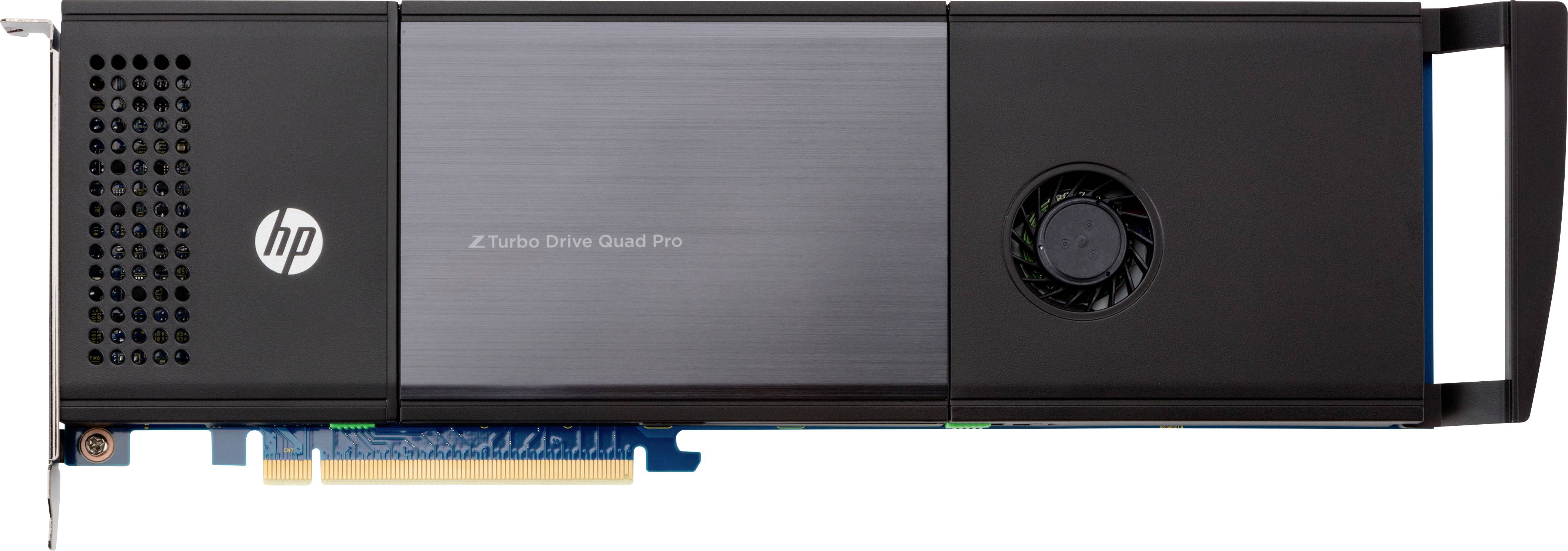 HP Z Turbo Drive Quad Pro 2 TB Interne PCIe SSD PCIe 3.0 x16 3KP43AA ...