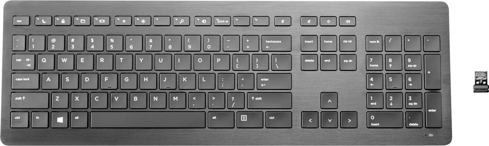 HP Wireless Premium Keyboard Kabellos, USB Tastatur Deutsch, QWERTZ ...