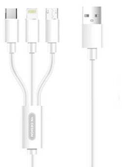 YK-Design 3A Ladekabel 3 in 1 MicroUSB/Lighting/Type-C Ladekabel | voelkner