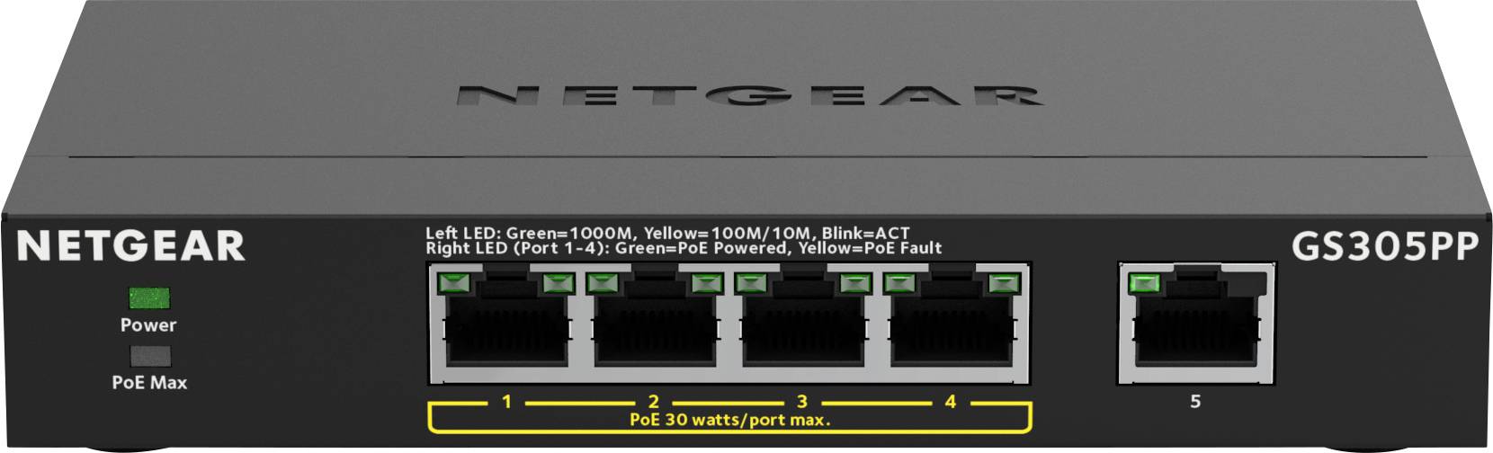 NETGEAR GS305PP-100PES Netzwerk Switch | voelkner