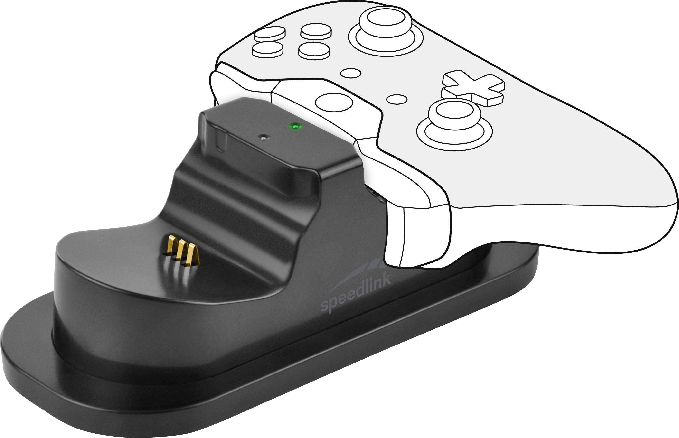 SpeedLink TWINDOCK USB Controller-Ladestation Xbox One, Xbox One S ...