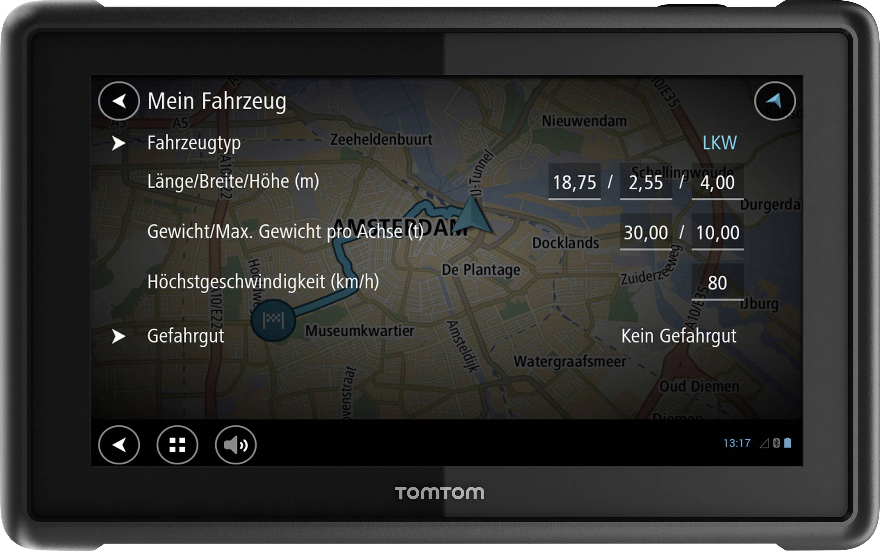 TomTom PRO 8275 EU 45 TRUCK Bundle Navi 17.7cm 7 Zoll Europa ...